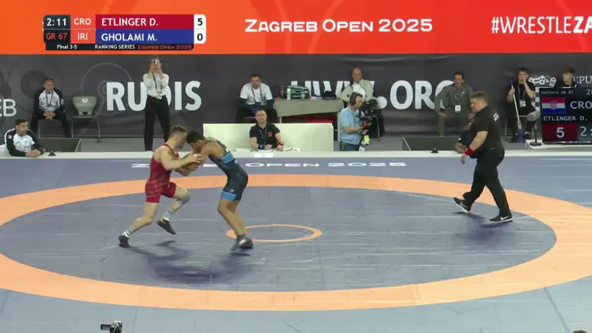Dominik ETLINGER (CRO) vs. Mohammadreza Gholamreza GHOLAMI (IRI ...