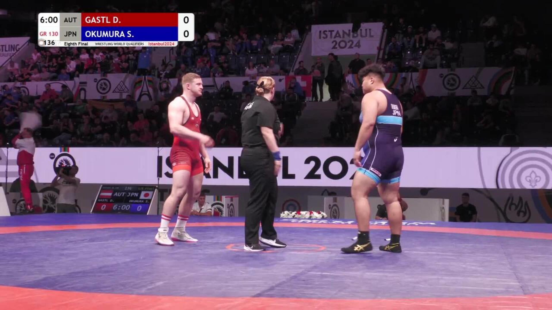Daniel GASTL (AUT) vs. Sota OKUMURA (JPN) | 2024 World OG Qualifier ...