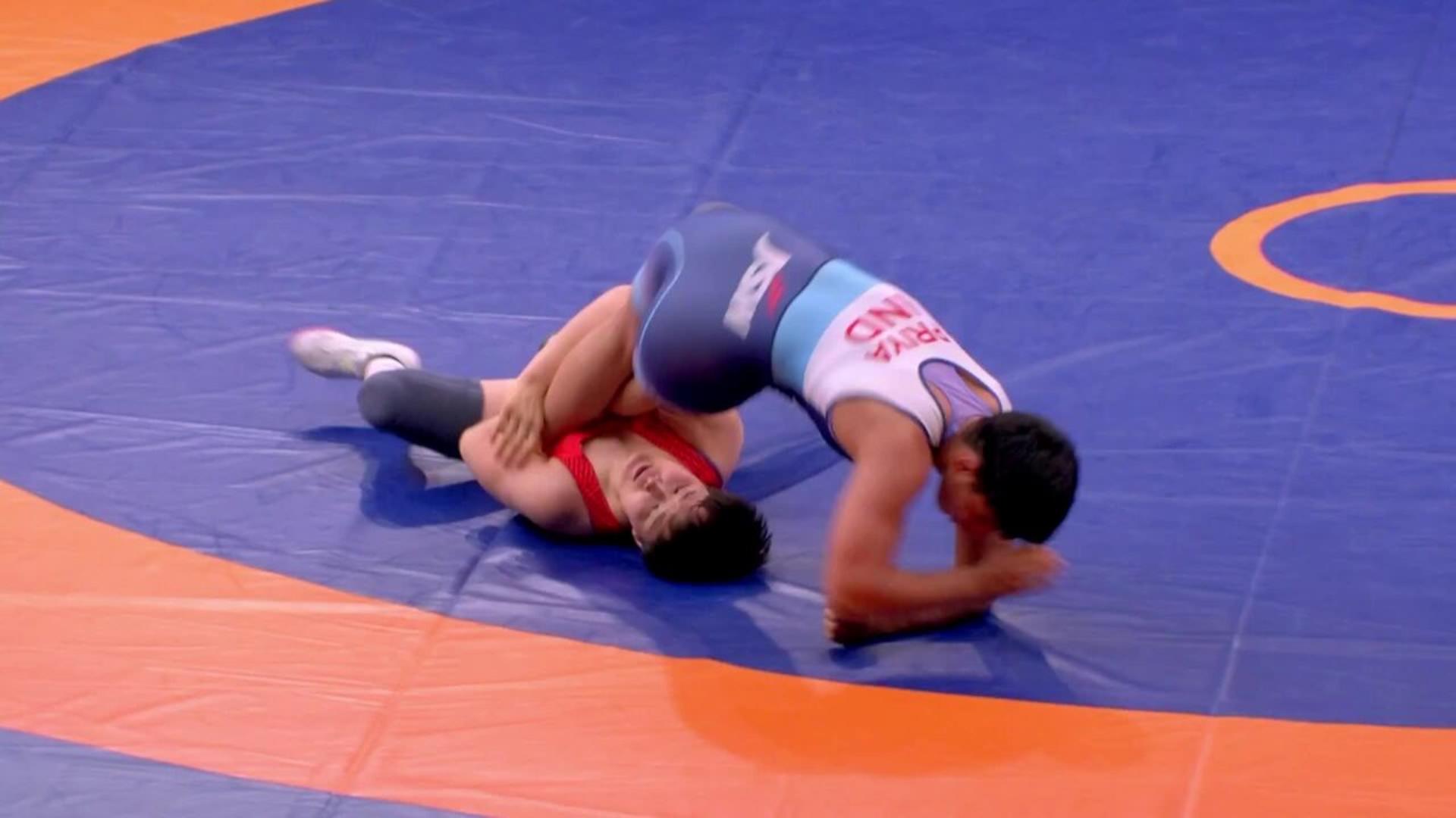 Medet KYZY AIPERI (KGZ) vs. Priya PRIYA (IND) | 2024 Seniors Asian ...