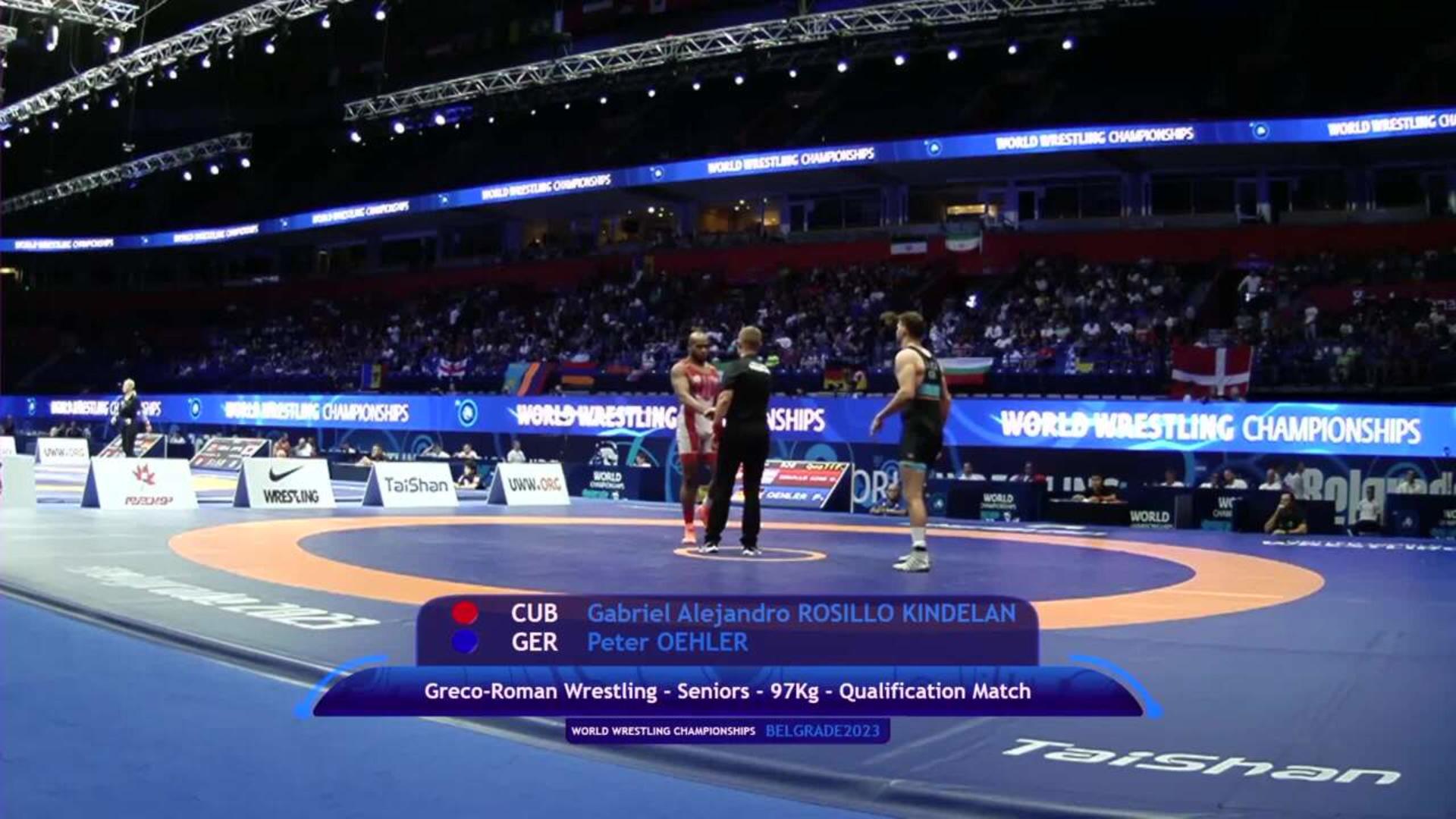 Gabriel Alejandro ROSILLO KINDELAN (CUB) vs. Peter OEHLER (GER ...