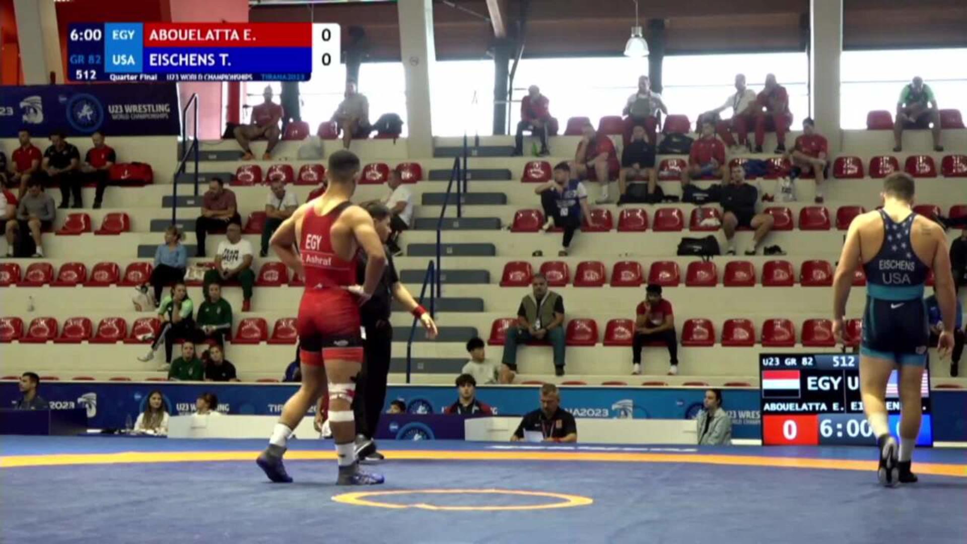 Emad Ashraf Mohamed ABOUELATTA (EGY) vs. Tyler Adam EISCHENS (USA ...