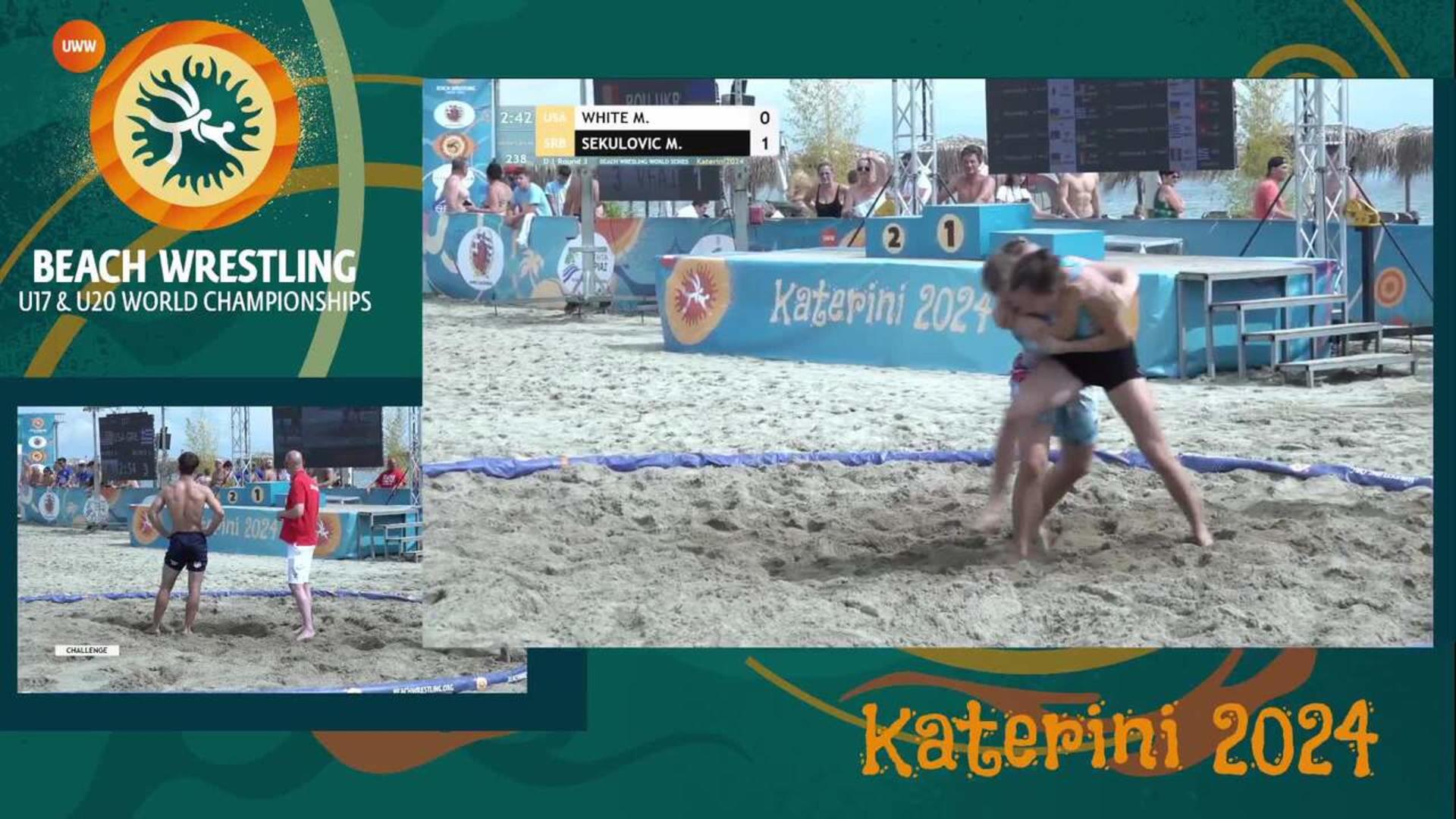 Thor Tysen Allen MICHAELSON (USA) vs. Ion MARCU (MDA) | BEACH WRESLING ...