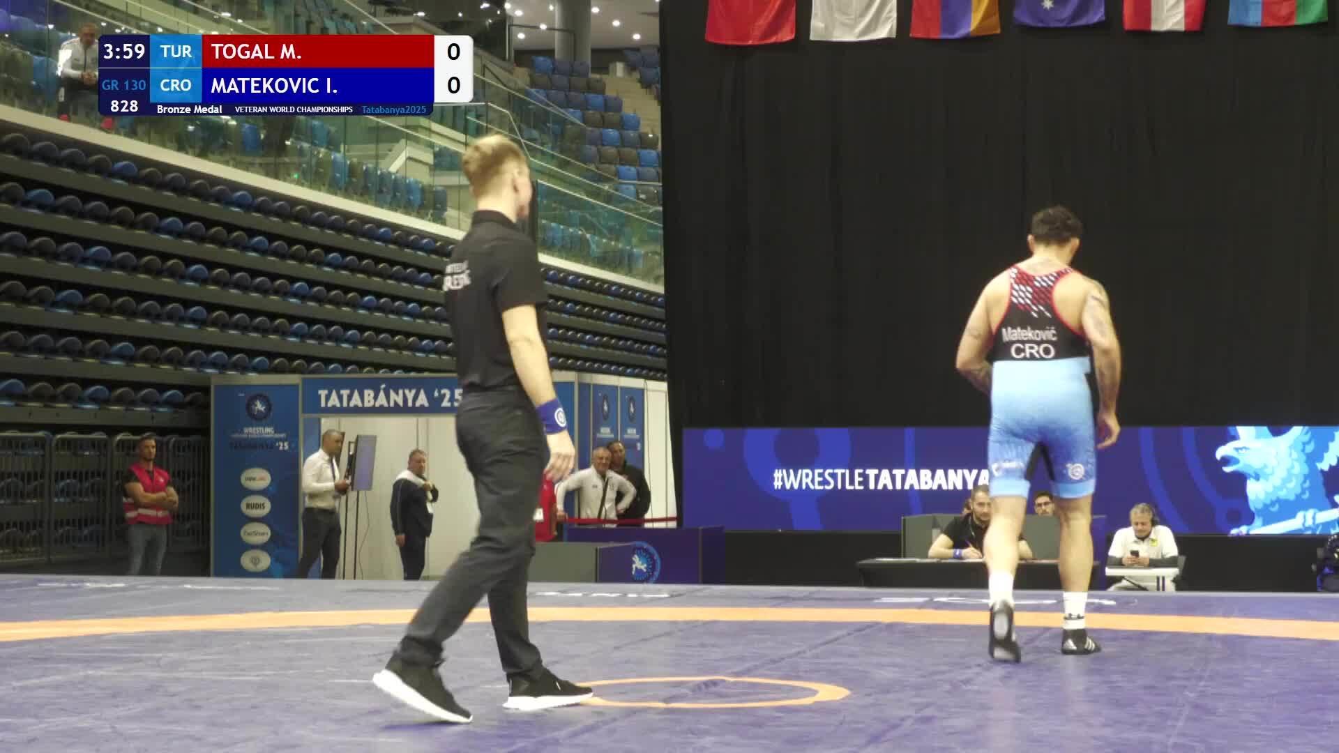 Mehmet TOGAL (TUR) vs. Ivan MATEKOVIC (CRO) | VETERAN WORLD ...