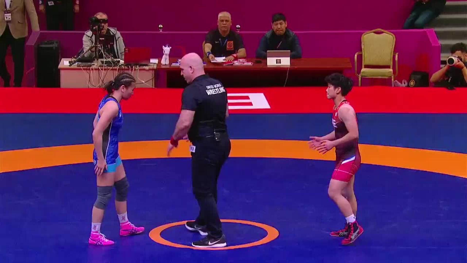 Bronze Medal • WW 53Kg • Meng Hsuan HSIEH (TPE) vs. Bolortuya BAT OCHIR ...