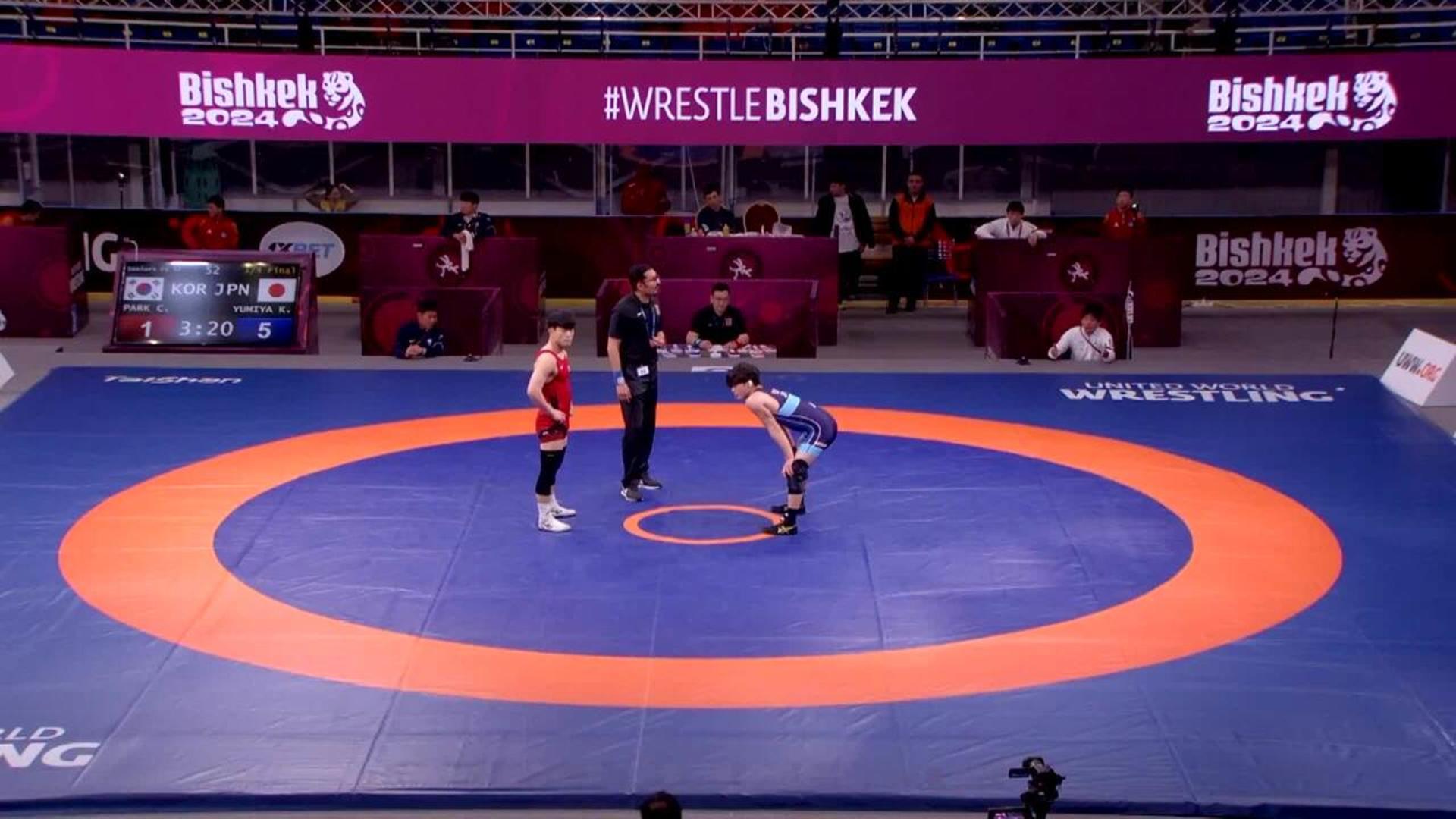 Changjun PARK (KOR) vs. Kento YUMIYA (JPN) | 2024 Seniors Asian ...