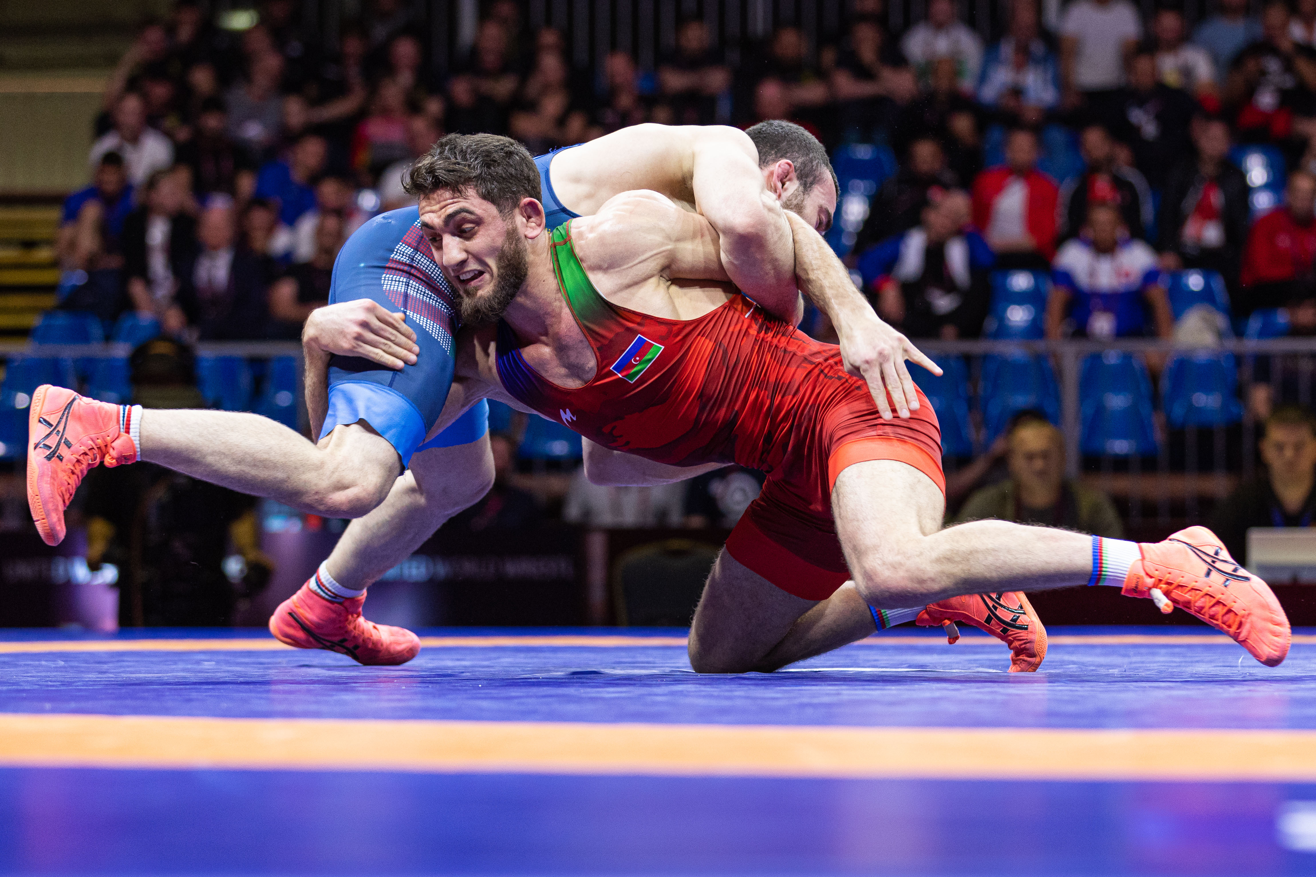 Wrestling starts at 11:30 am (local time).