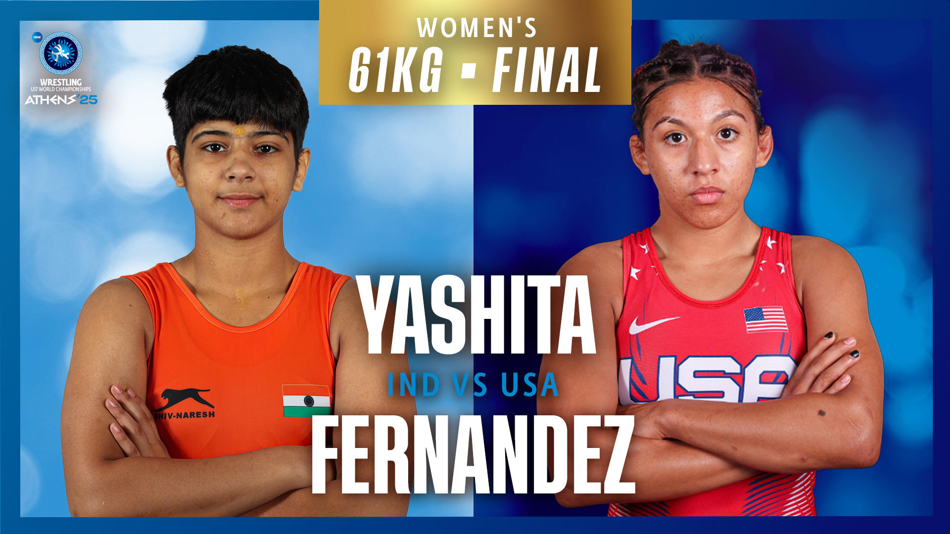 Yashita YASHITA (IND) vs. Taina Rose FERNANDEZ (USA) | U17 WORLD ...