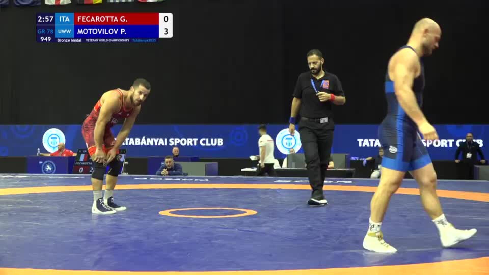 Giovanni FECAROTTA (ITA) vs. Petr MOTOVILOV (UWW) | VETERAN WORLD ...