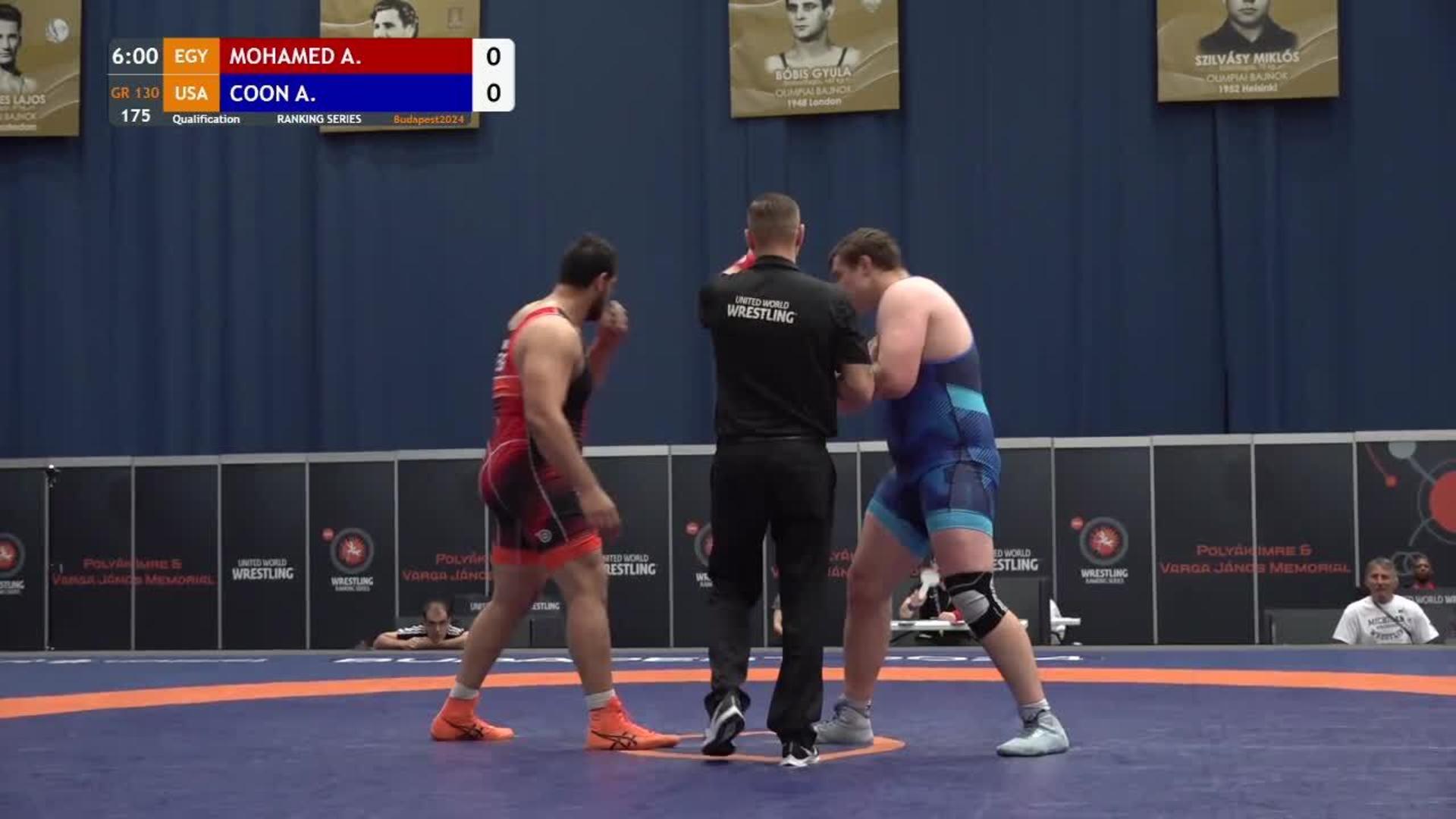 Abdellatif Mohamed Ahmed MOHAMED (EGY) vs. Adam COON (USA) | 2024 2nd ...