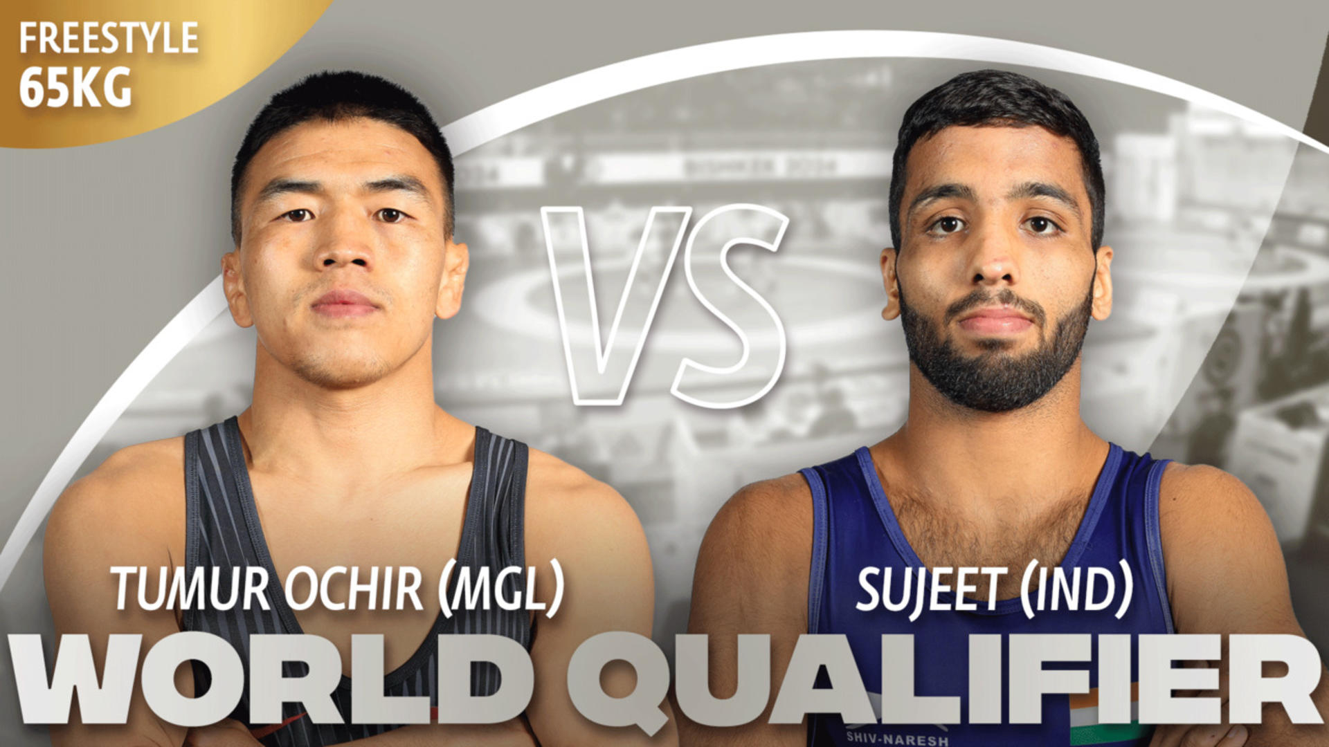 Tulga TUMUR OCHIR (MGL) vs. Sujeet SUJEET (IND) | 2024 World OG ...