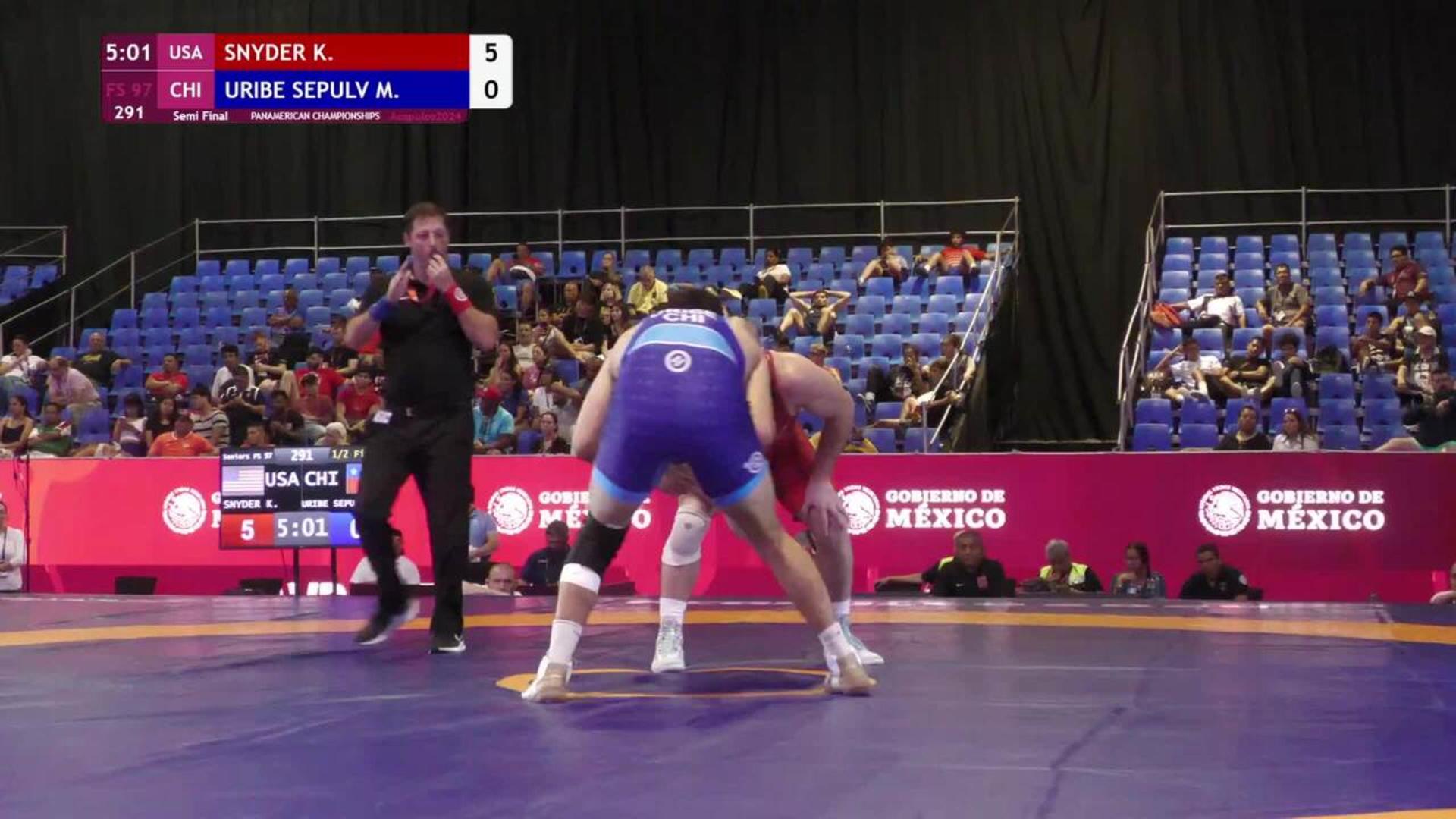 Kyle Frederick SNYDER (USA) vs. Matias Ignacio URIBE SEPULVEDA (CHI ...