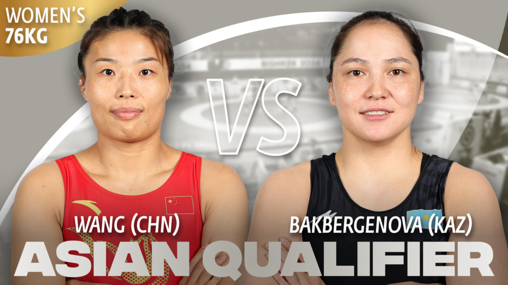 Zhamila BAKBERGENOVA (KAZ) vs. Juan WANG (CHN) | 2024 Seniors Asian OG Qualifier | Semi Final ...