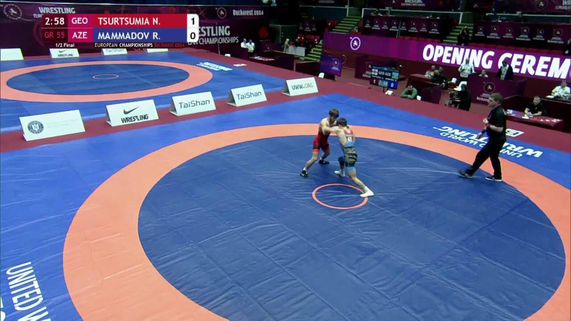 Nugzari TSURTSUMIA (GEO) vs. Rashad MAMMADOV (AZE) | EUROPEAN ...