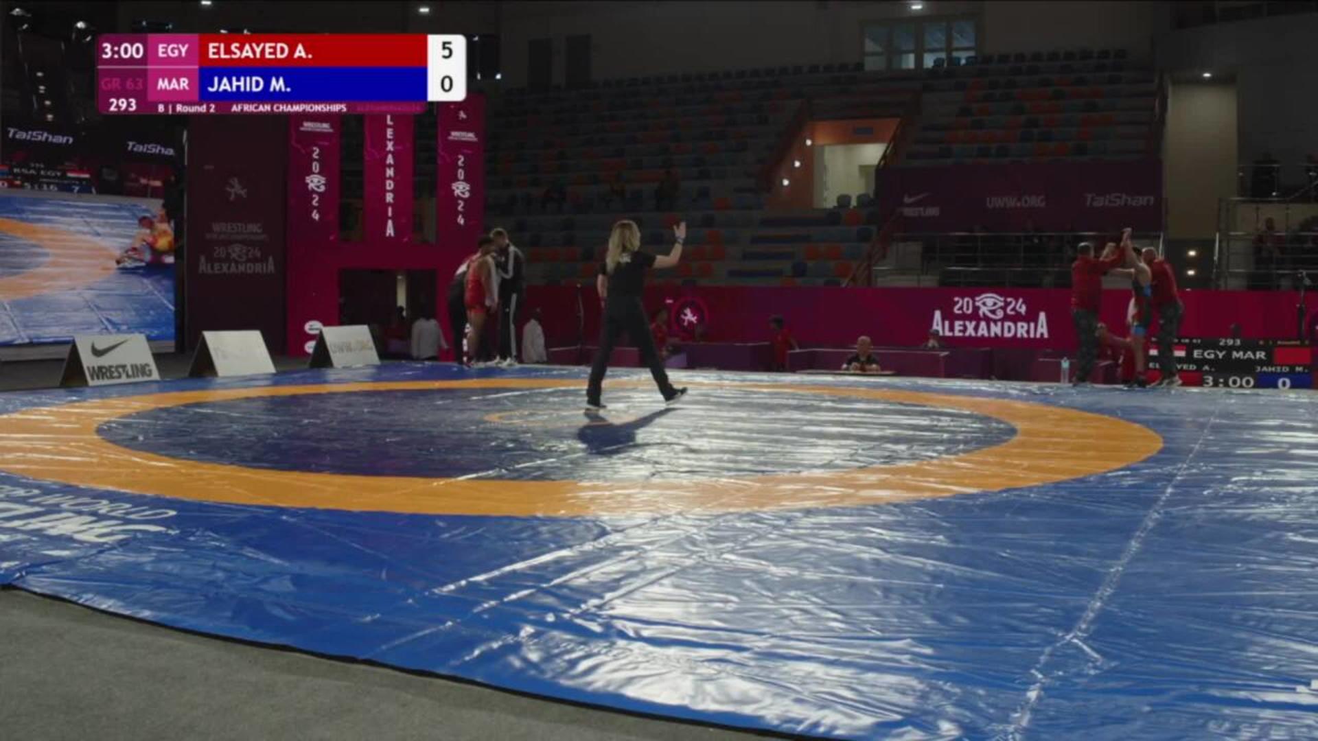 Adham Ayman Gharib Abdou ELSAYED (EGY) vs. Mouad JAHID (MAR) | AFRICAN ...