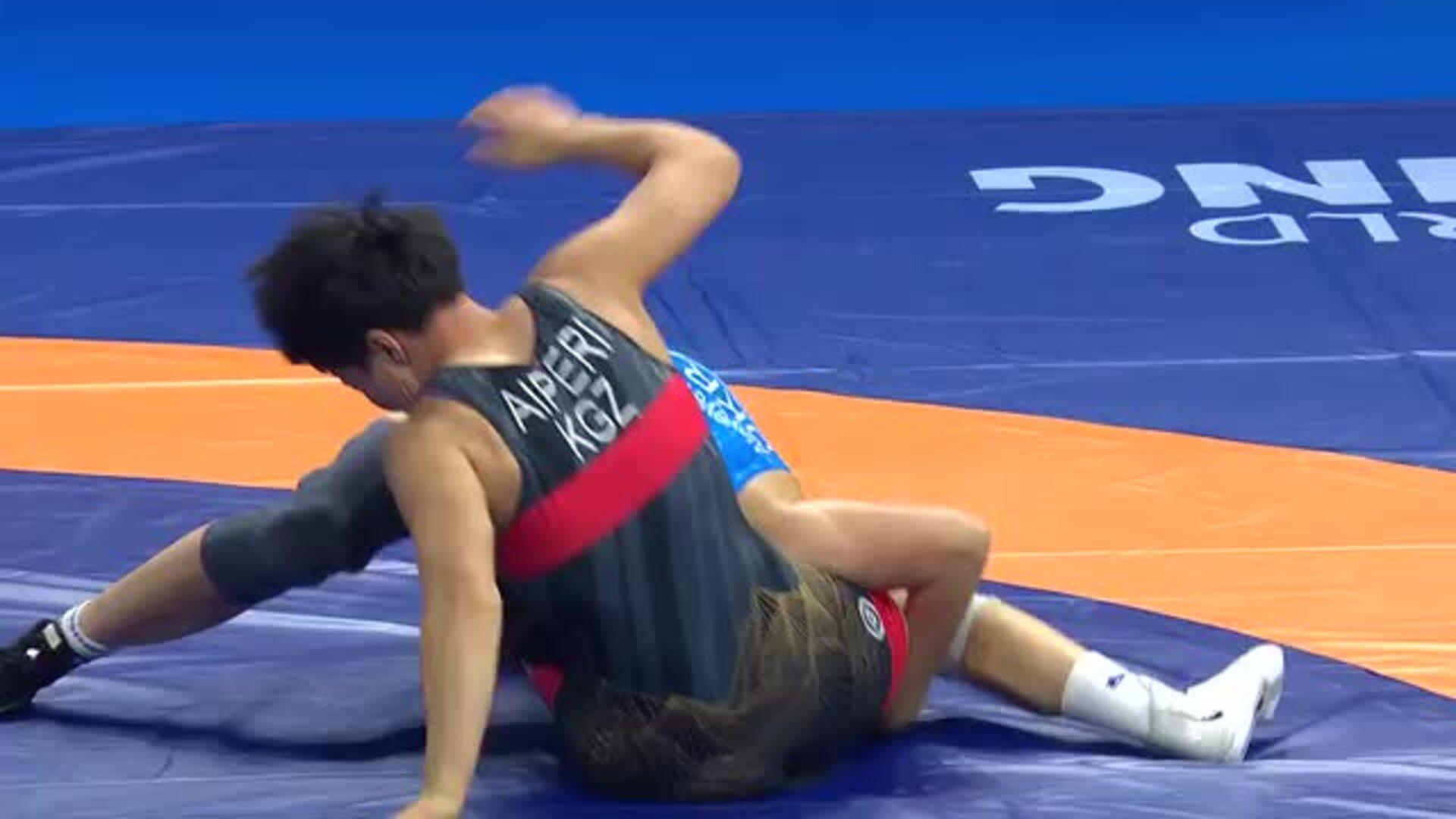 Aiperi MEDET KYZY (KGZ) vs. Anastasiya ALPYEYEVA (UKR) | WORLD ...