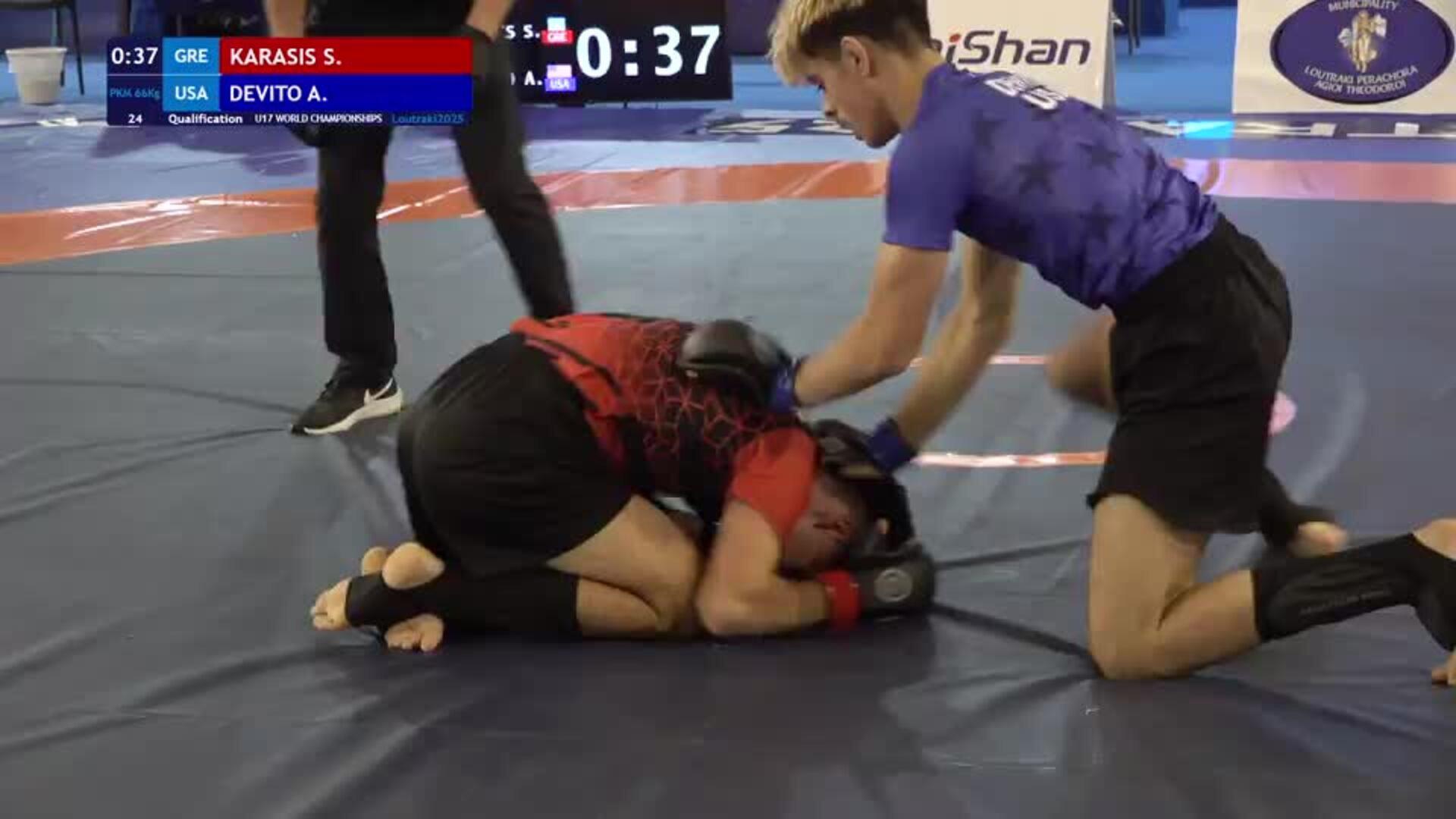 Stergios KARASIS (GRE) vs. Andrew Lee DEVITO (USA) | U17 WORLD ...