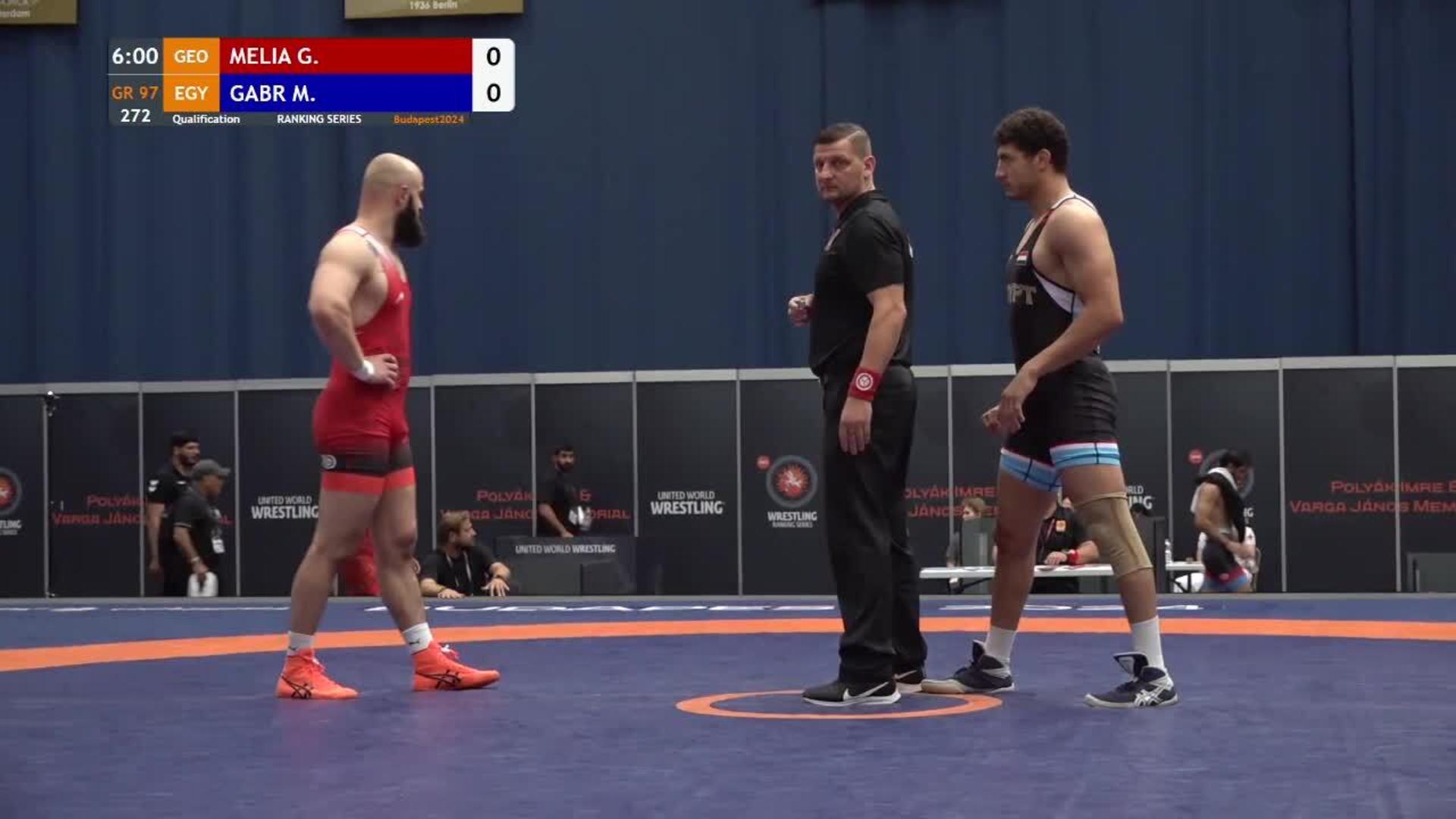 Giorgi MELIA (GEO) vs. Mohamed Ali Elsayed GABR (EGY) | 2024 2nd ...