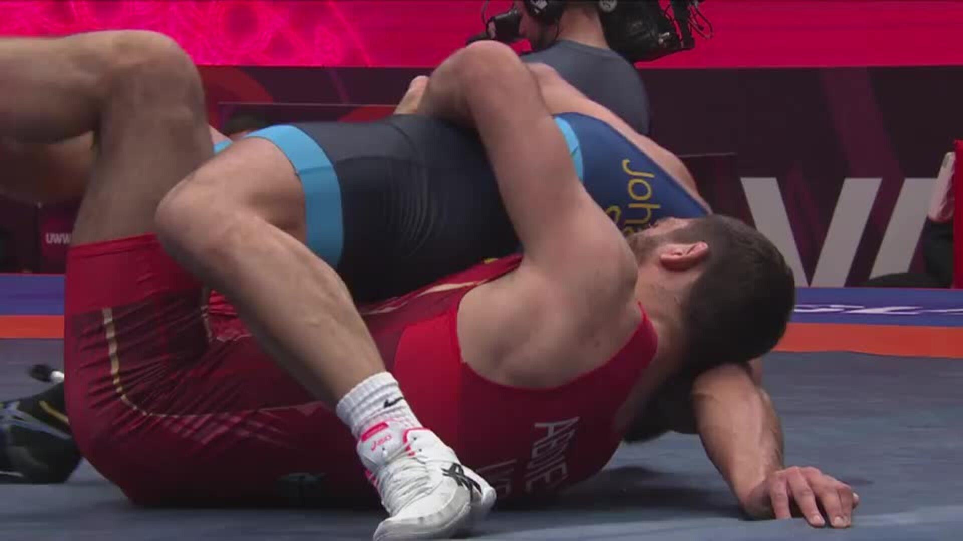 Ruslan ABDIIEV (UKR) vs. Alexander Mikael JOHANSSON (SWE) | EUROPEAN WRESTLING CHAMPIONSHIPS ...