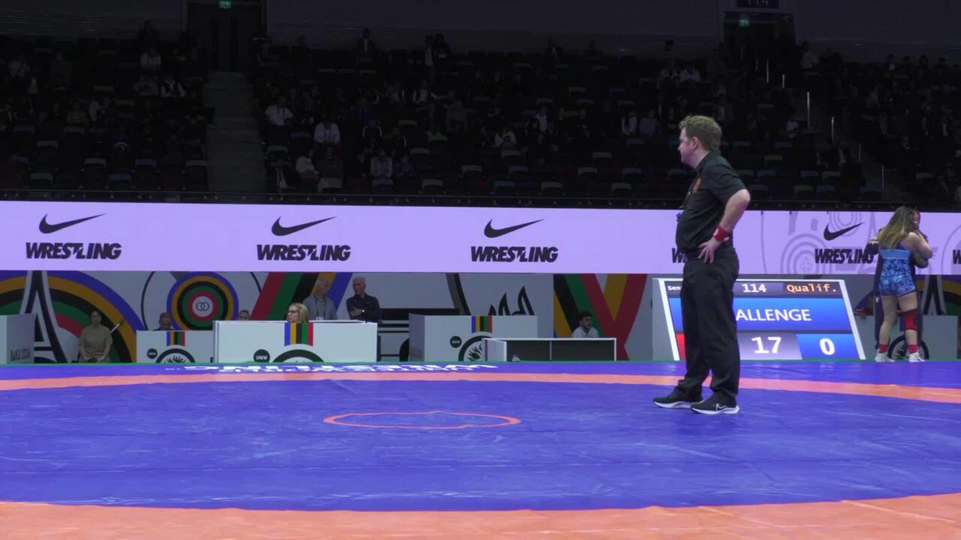 Natalia MALYSHEVA (AIN) vs. Maria FERONE (ITA) | 2024 Seniors European ...