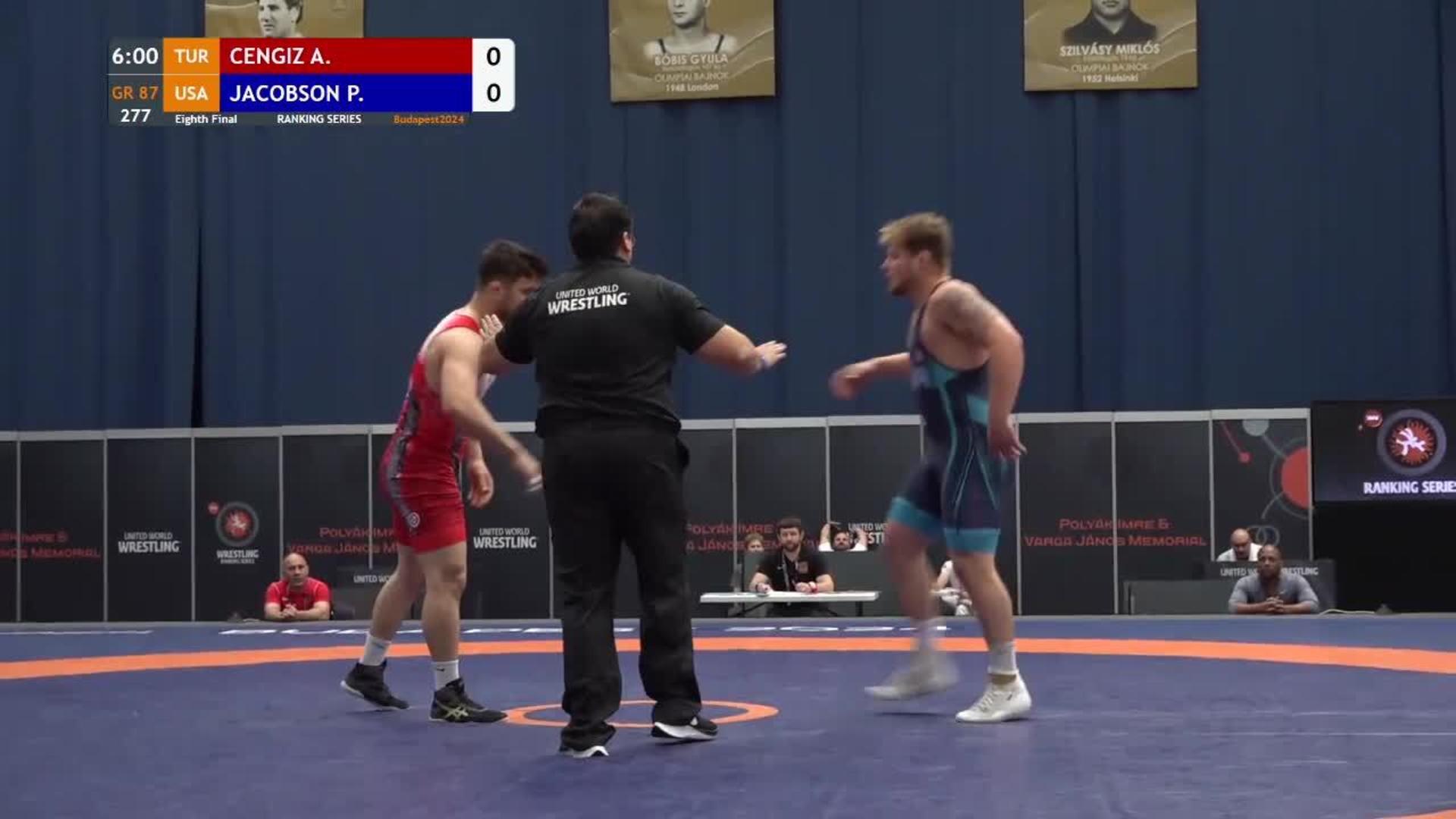 Ali CENGIZ (TUR) vs. Payton Jon JACOBSON (USA) | 2024 2nd Ranking ...