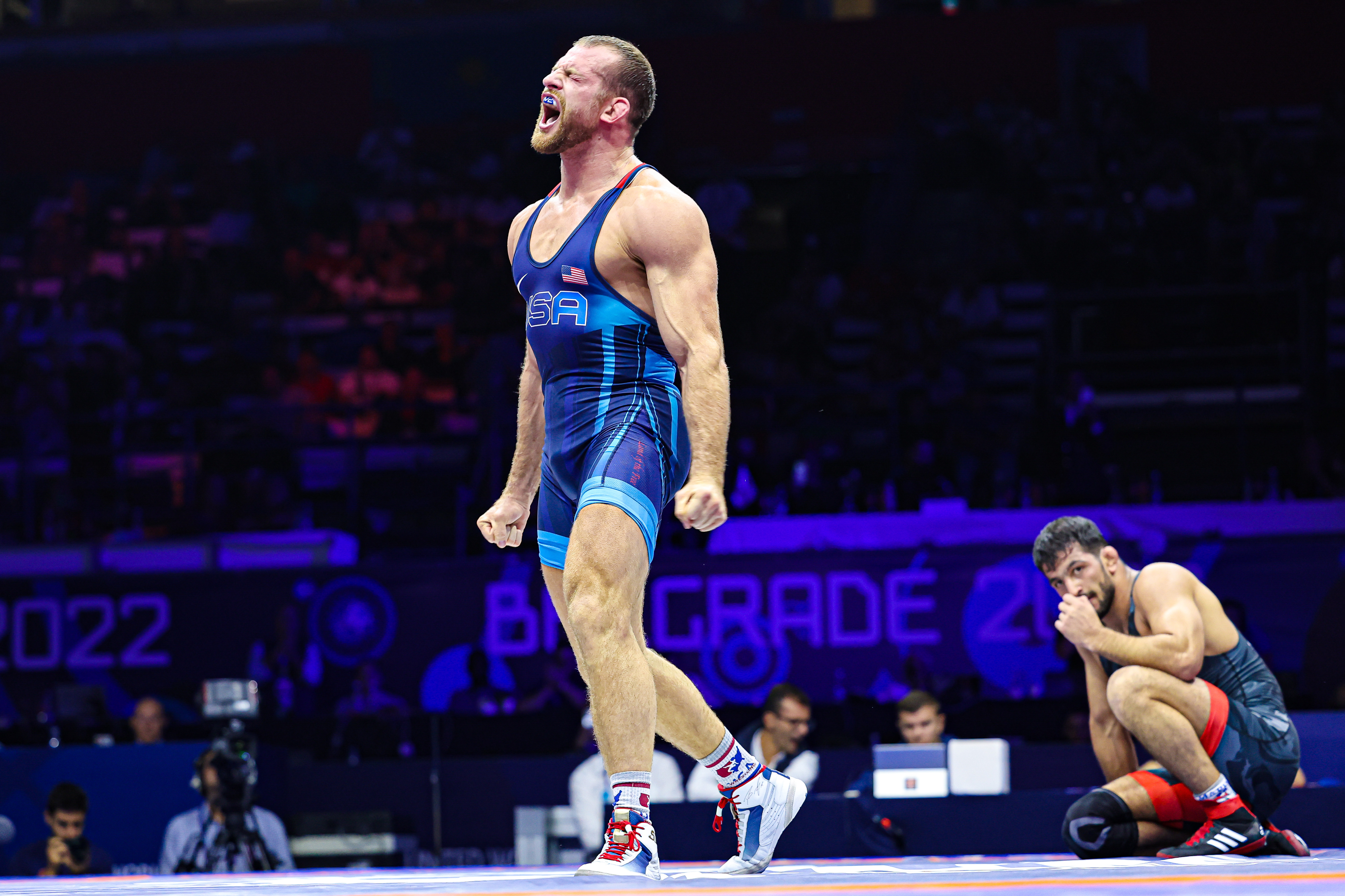 David TAYLOR (USA) defeated Hassan YAZDANI (IRI) 7-1 in the 86kg final.