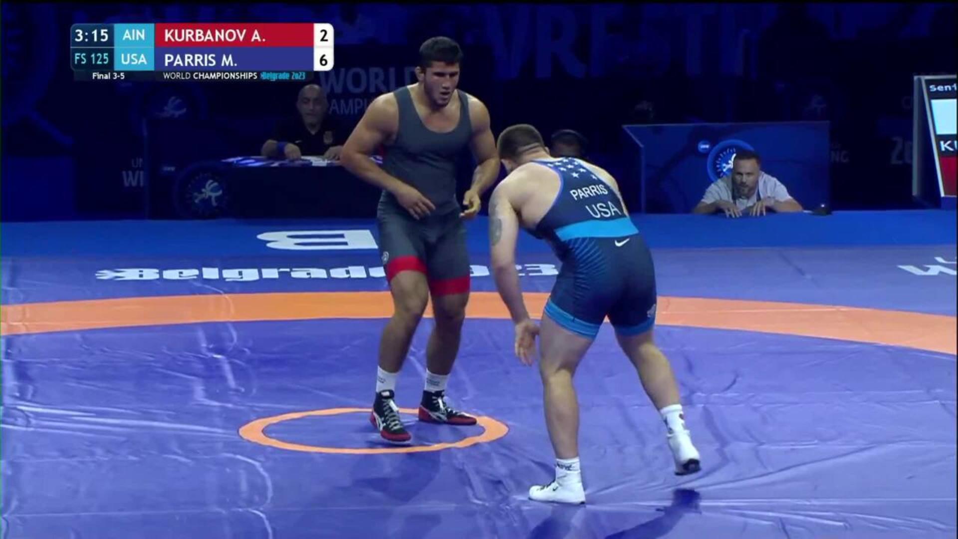Abdulla KURBANOV (AIN) vs. Mason Mark PARRIS (USA) | Seniors World ...