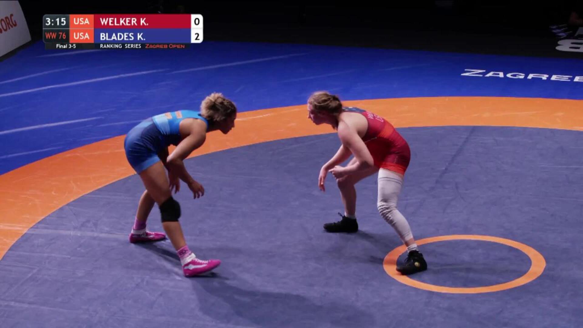 Kylie Renee WELKER (USA) vs. Kennedy Alexis BLADES (USA) | Seniors ...