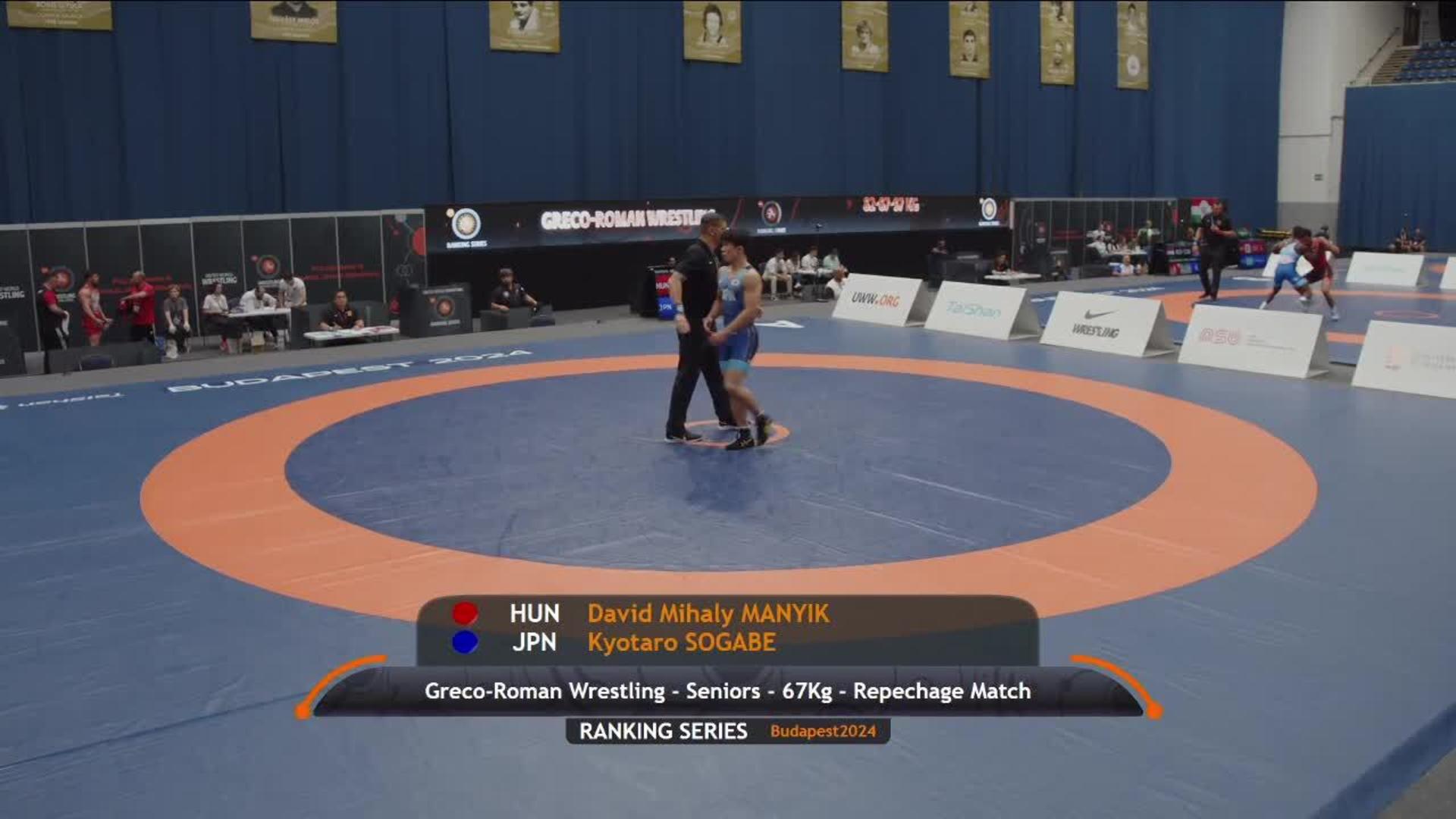 David Mihaly MANYIK (HUN) vs. Kyotaro SOGABE (JPN) | 2024 2nd Ranking ...