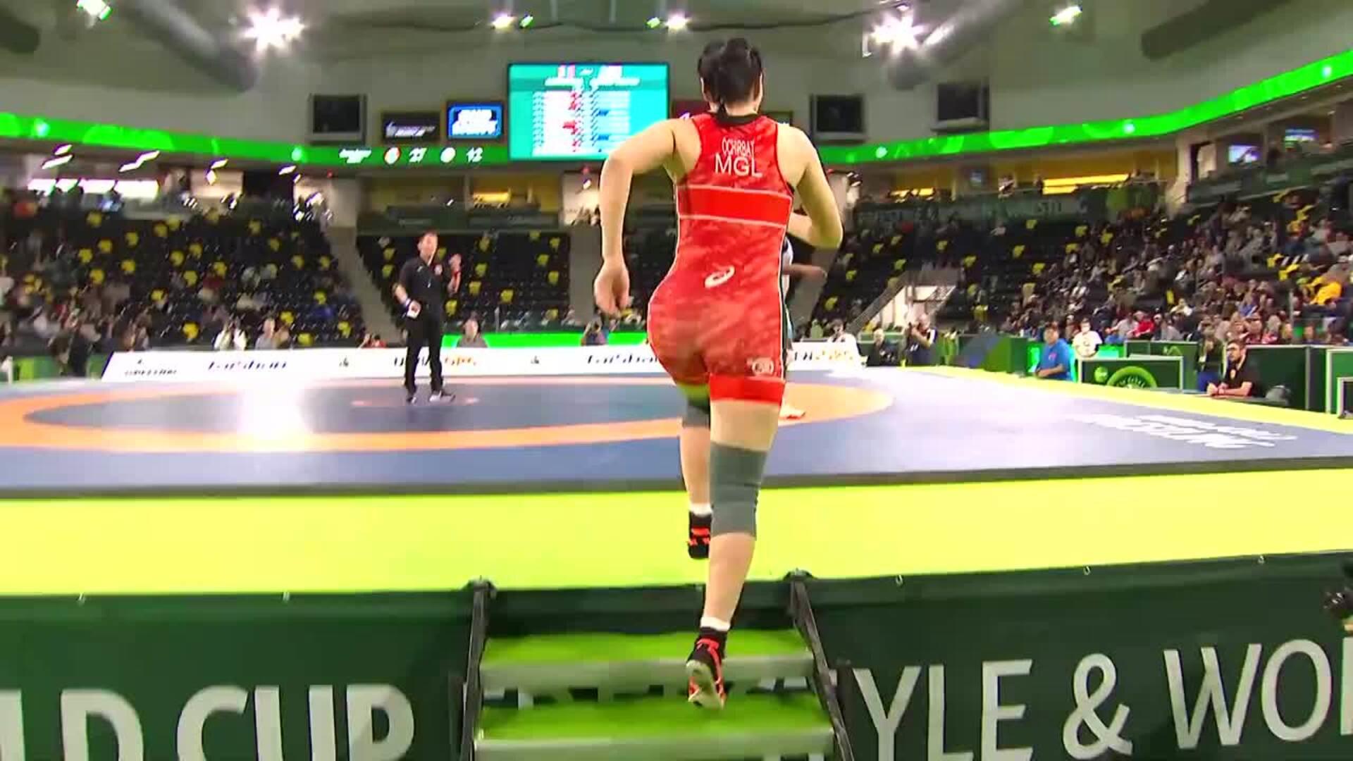 Final 3-4 • WW 76Kg • Burmaa OCHIRBAT (MGL) vs. Dymond Precious GUILFORD (USA)