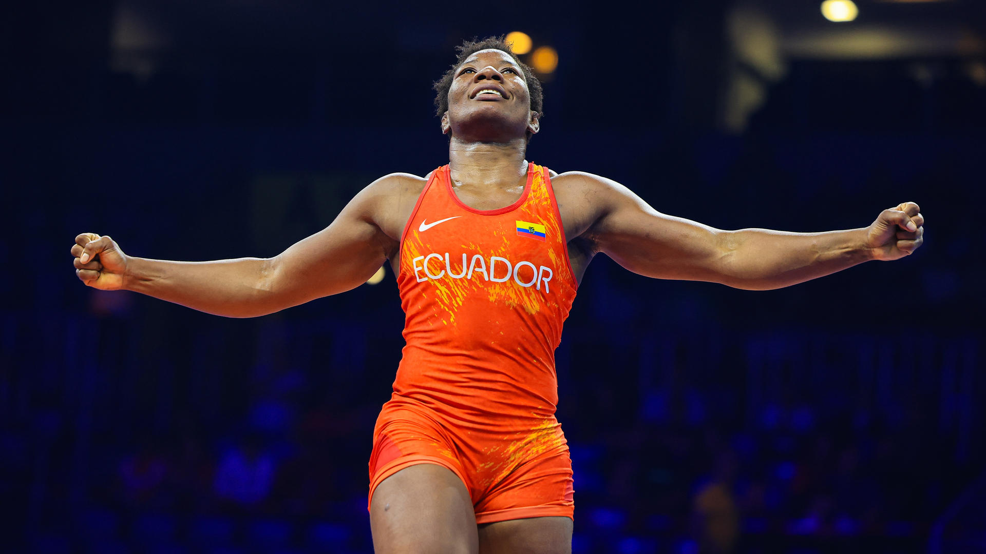 Reasco becomes Ecuador's first world champ as Maroulis adds to gold tally.