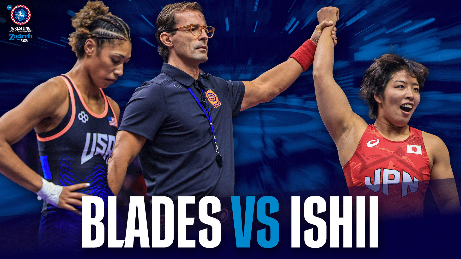Ami ISHII (JPN) vs. Kennedy Alexis BLADES (USA) | WORLD WRESTLING CHAMPIONSHIPS 2025 | Quarter ...