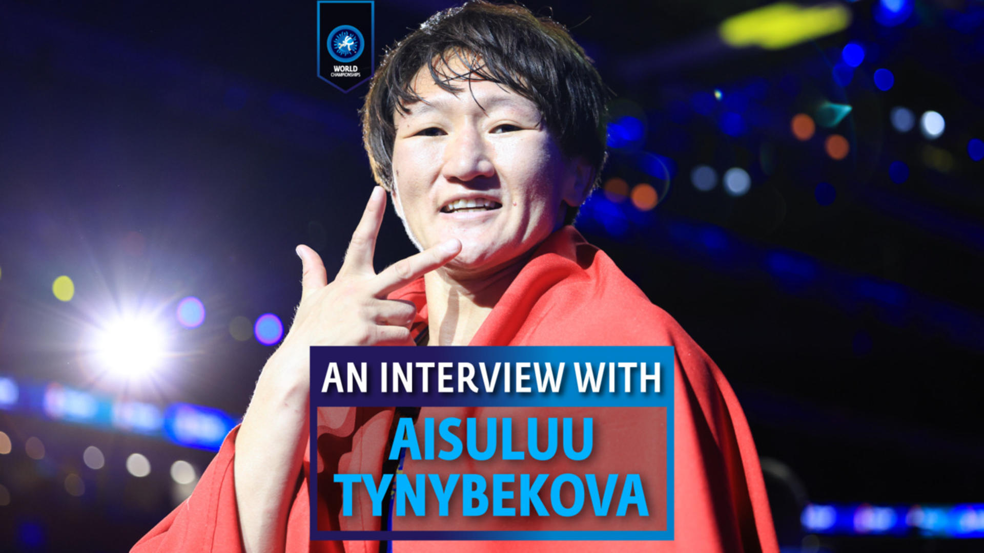 Aisuluu TYNYBEKOVA (KGZ) adds third world title to resume