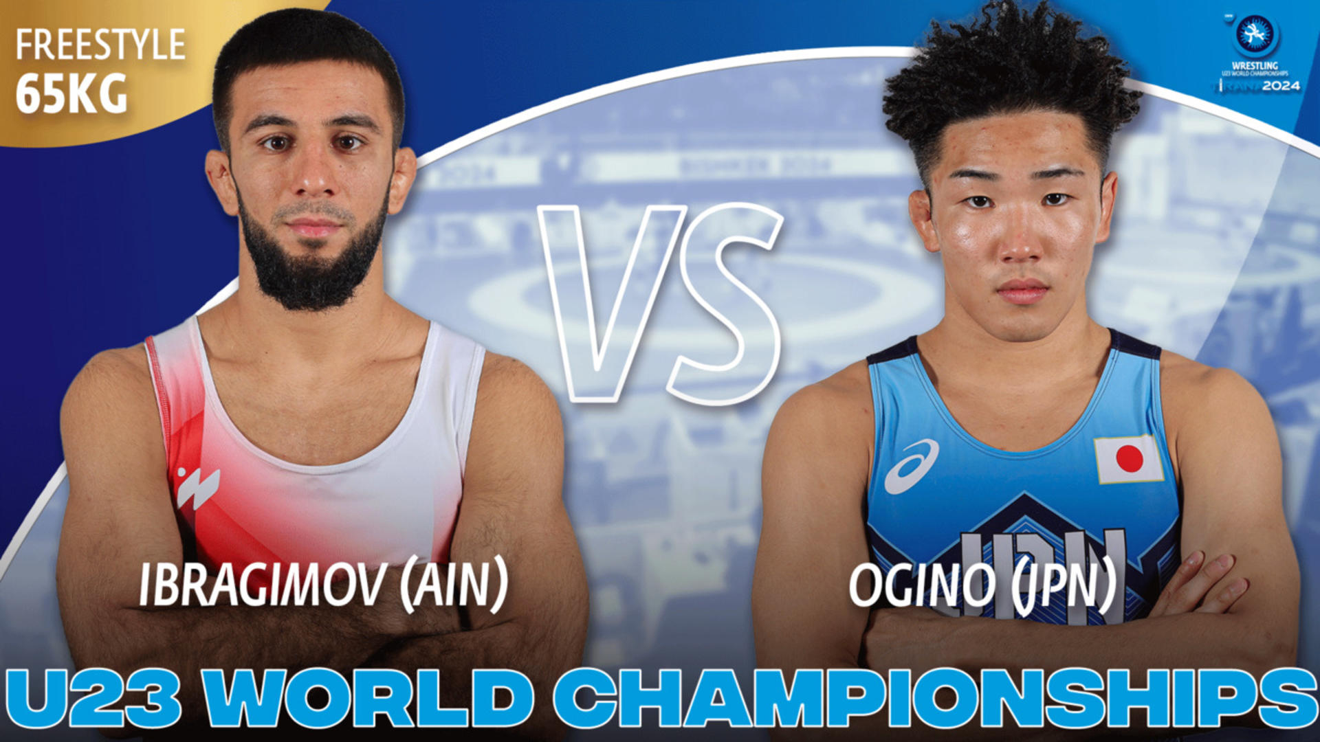 Kaiji OGINO (JPN) vs. Ibragim Sharaputtinovich IBRAGIMOV (AIN) | 2024 ...