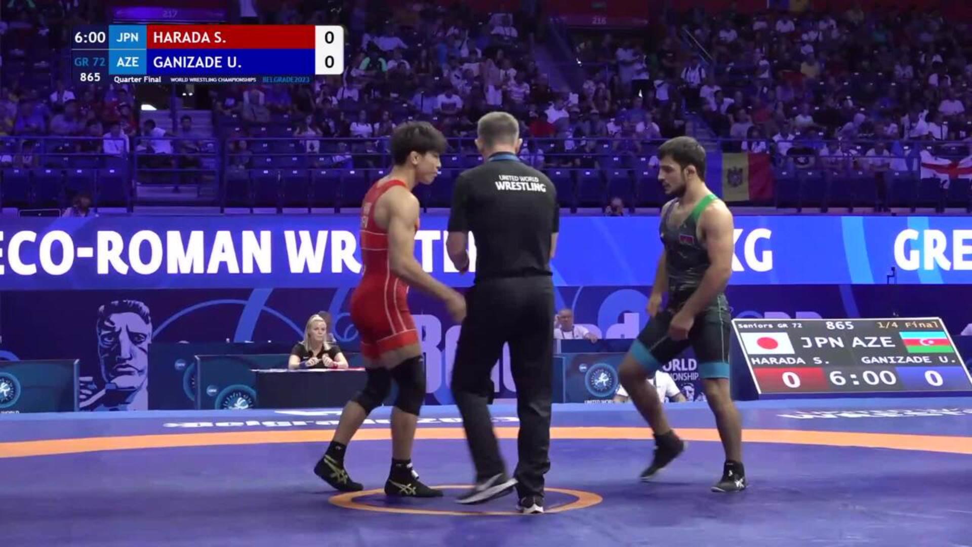 Shingo HARADA (JPN) vs. Ulvi GANIZADE (AZE) | Seniors World ...