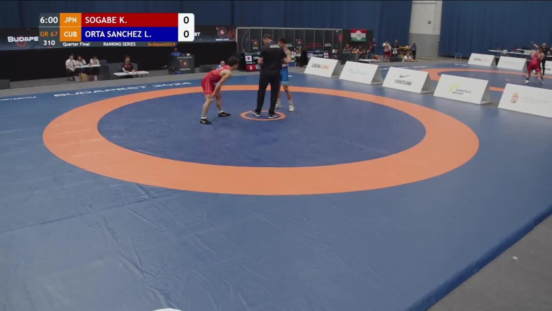 Kyotaro SOGABE (JPN) vs. Luis Alberto ORTA SANCHEZ (CUB) | 2024 2nd ...