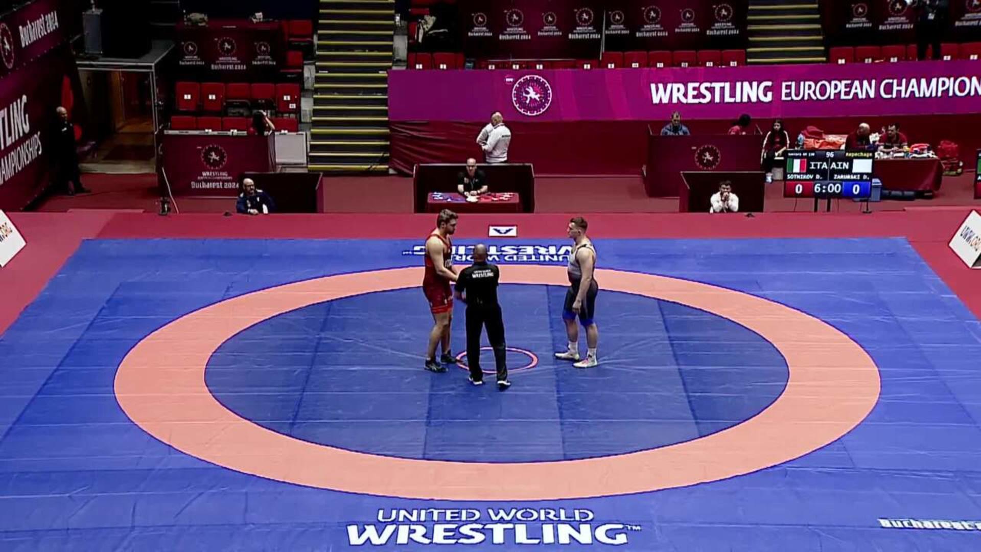 Danila SOTNIKOV (ITA) vs. Dzmitry ZARUBSKI (AIN) | 2024 Seniors ...