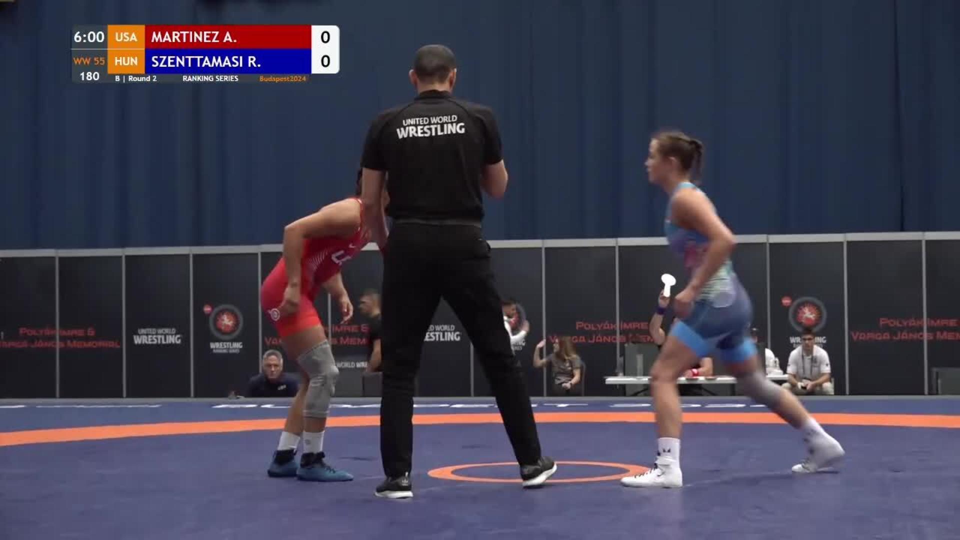 Amanda MARTINEZ (USA) vs. Roza SZENTTAMASI (HUN) | 2024 2nd Ranking ...