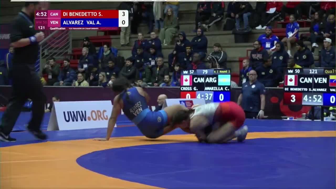Qualification • WW 50Kg • Serena Rosa DI BENEDETTO (CAN) vs. Alexa ...