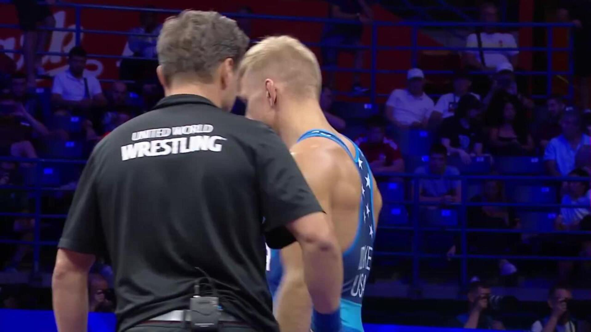Nurkozha KAIPANOV (KAZ) vs. Kyle Douglas DAKE (USA) | Seniors World ...