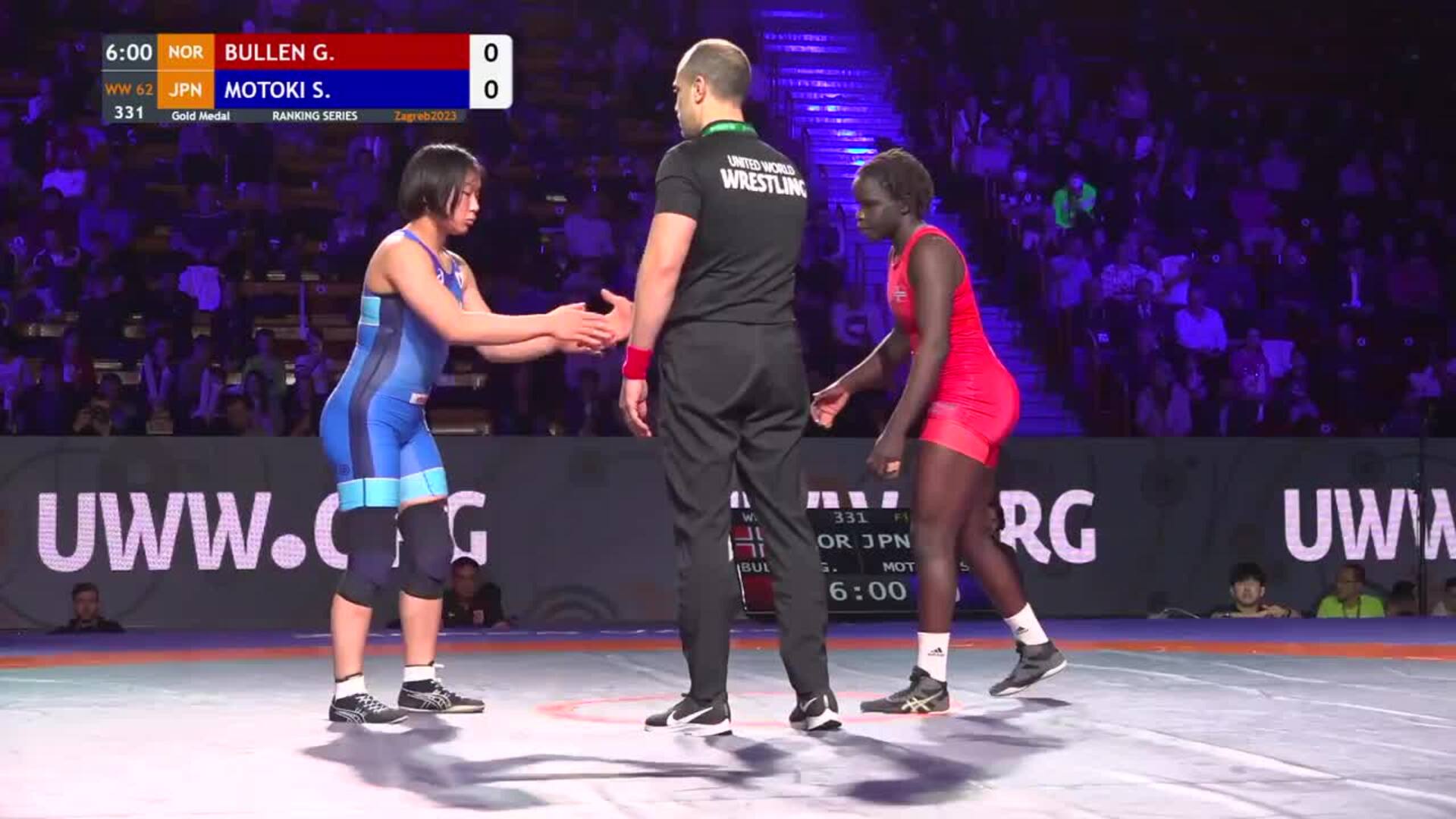 Gold Medal • WW 62Kg • Grace Jacob BULLEN (NOR) vs. Sakura MOTOKI (JPN)