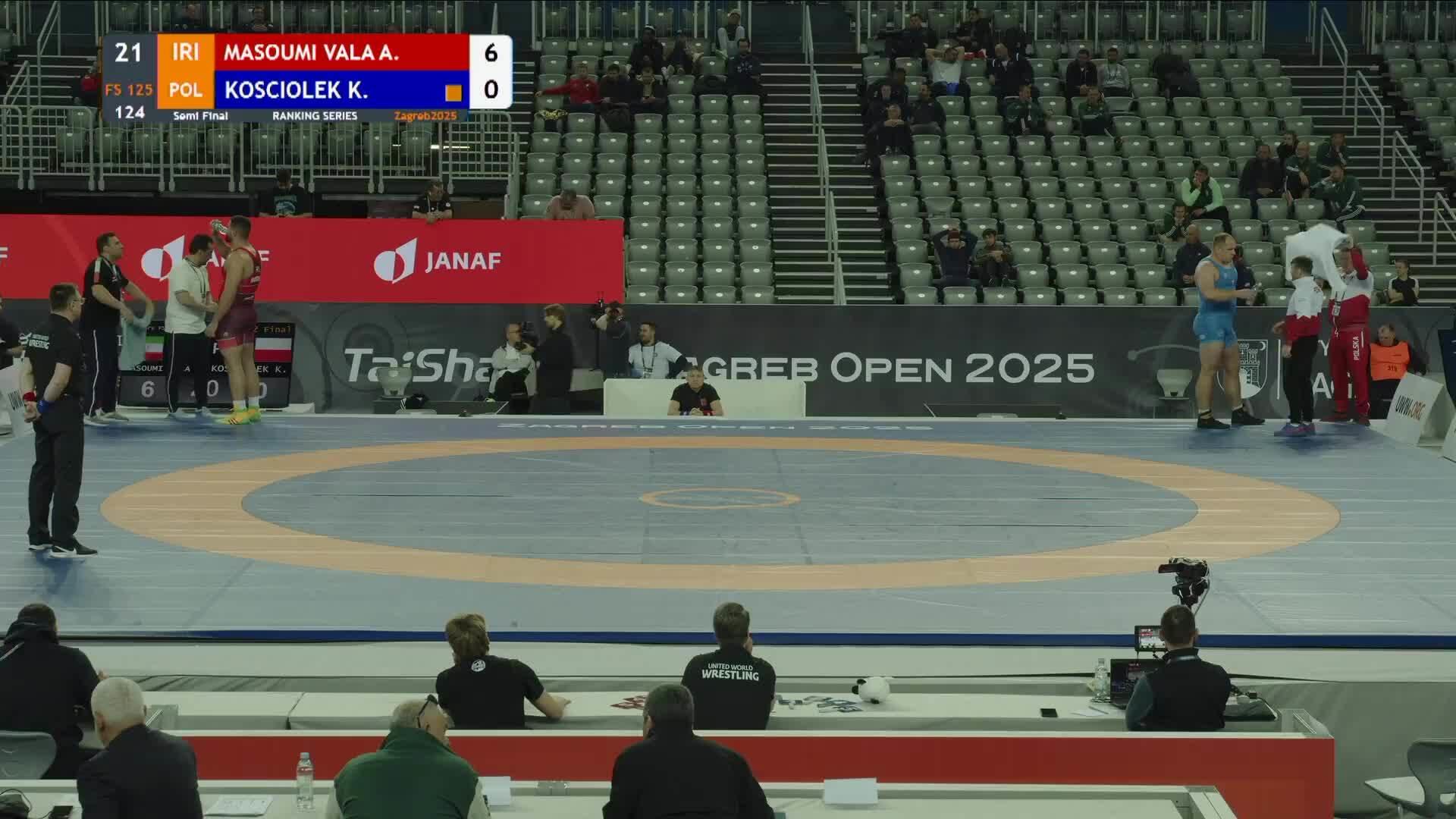 Amirreza Fardin MASOUMI VALADI (IRI) vs. Kamil Tomasz KOSCIOLEK (POL ...