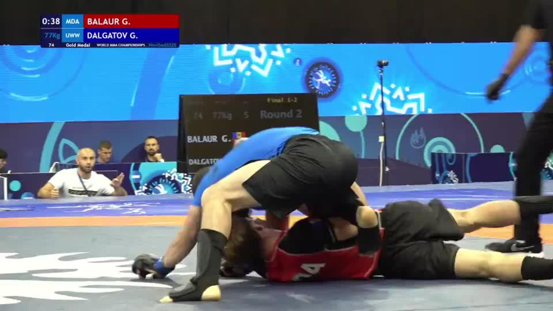 Gheorghe BALAUR (MDA) vs. Gairbek DALGATOV (UWW) | WORLD MMA ...