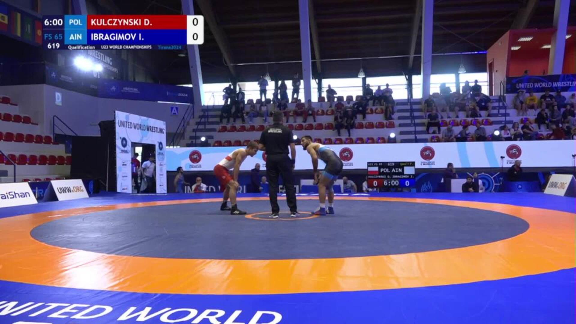 Daniel Grzegorz KULCZYNSKI (POL) vs. Ibragim Sharaputtinovich IBRAGIMOV ...