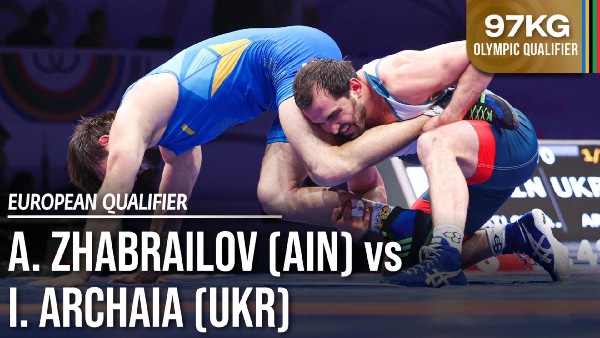 Alikhan ZHABRAILOV (AIN) vs. Illia ARCHAIA (UKR) | 2024 Seniors European OG Qualifier | Semi ...