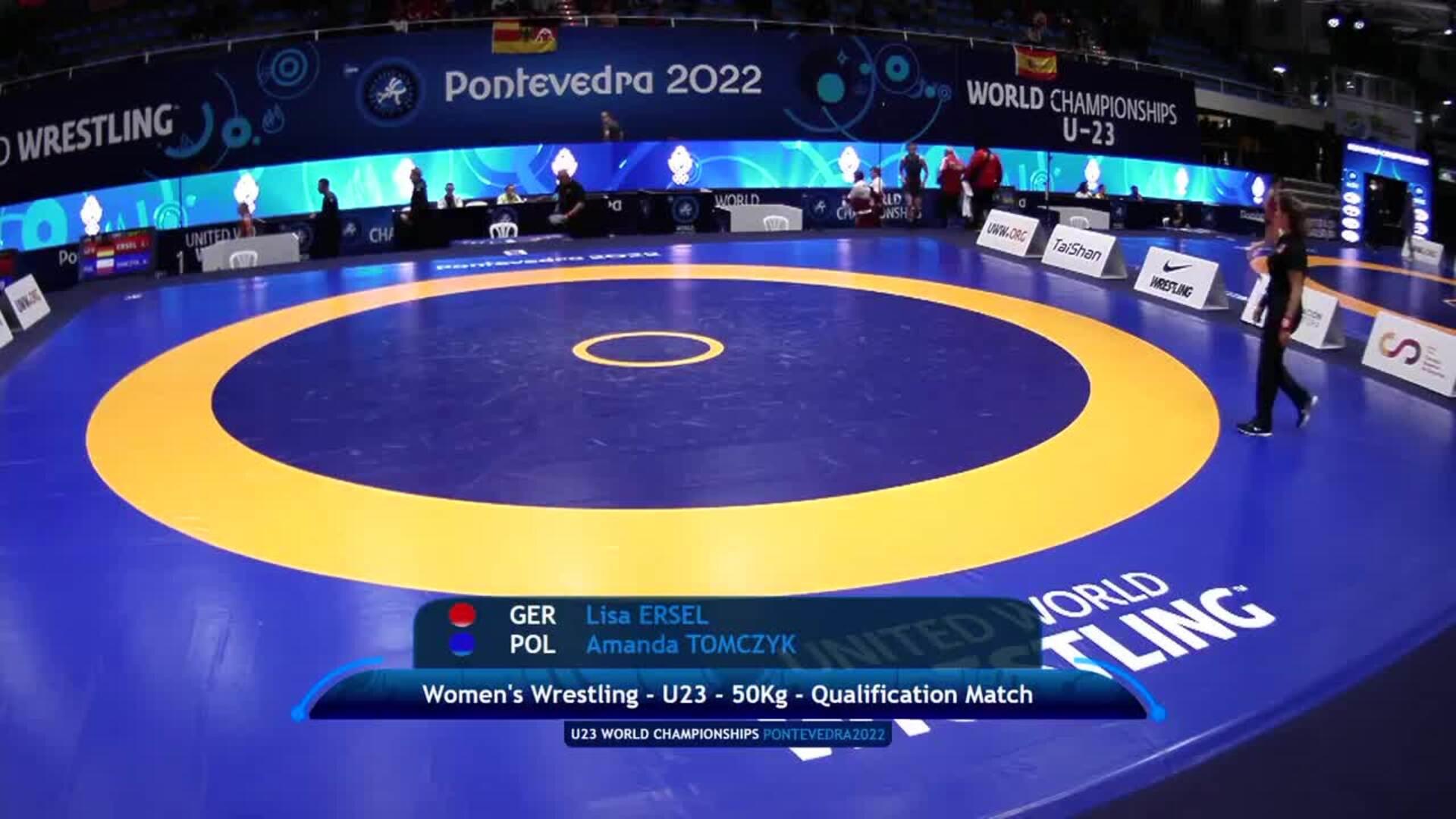 Qualification • WW 50Kg • Lisa ERSEL (GER) vs. Amanda TOMCZYK (POL)