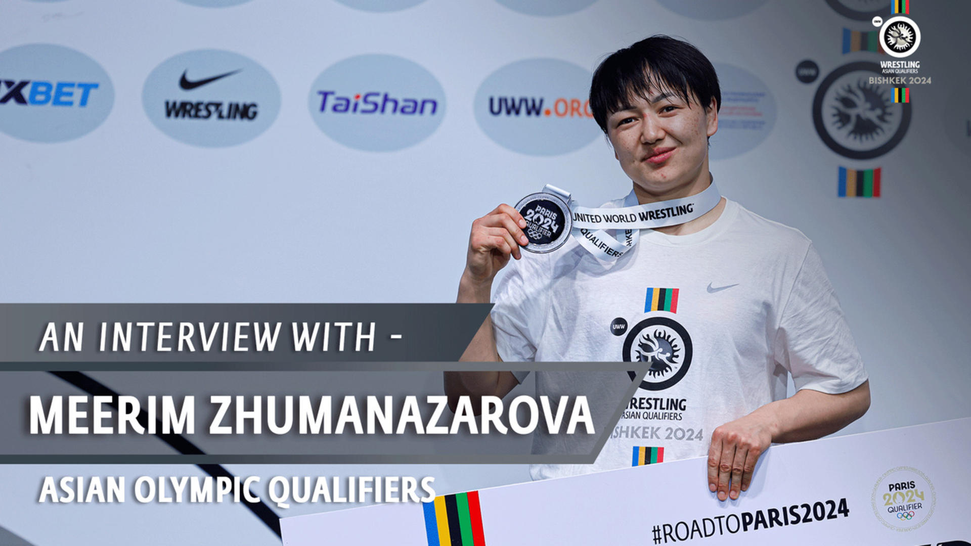 Meerim ZHUMANAZAROVA (KGZ) is headed back to the Olympic Games