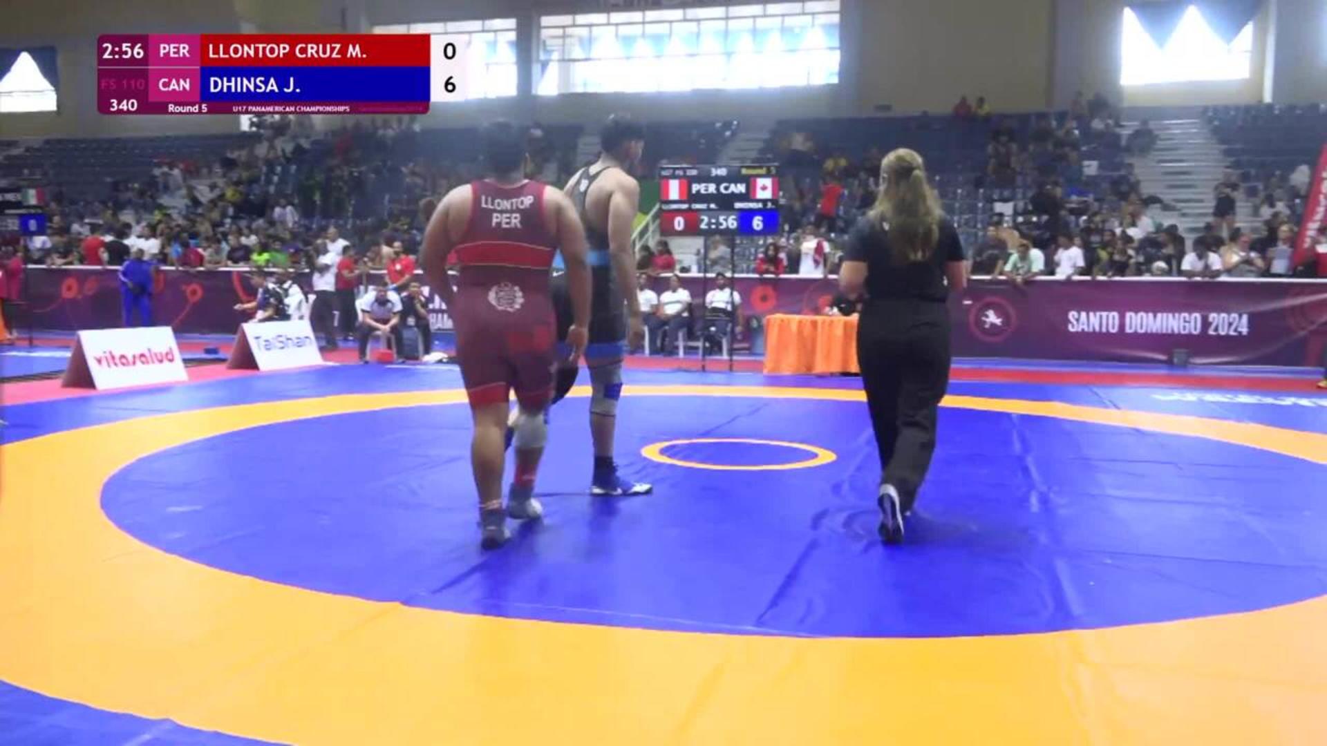 Mizael Leonidas LLONTOP CRUZ (PER) vs. Jagroop Singh DHINSA (CAN) | U17 ...