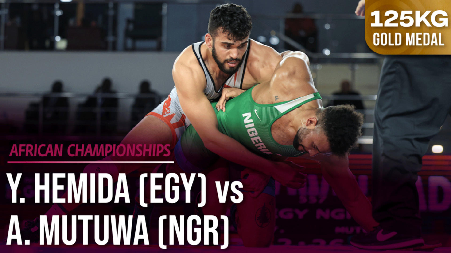 Youssif Ibrahim HEMIDA (EGY) vs. Ashton Adeyemi Amin MUTUWA (NGR) | AFRICAN CHAMPIONSHIPS 2024 ...