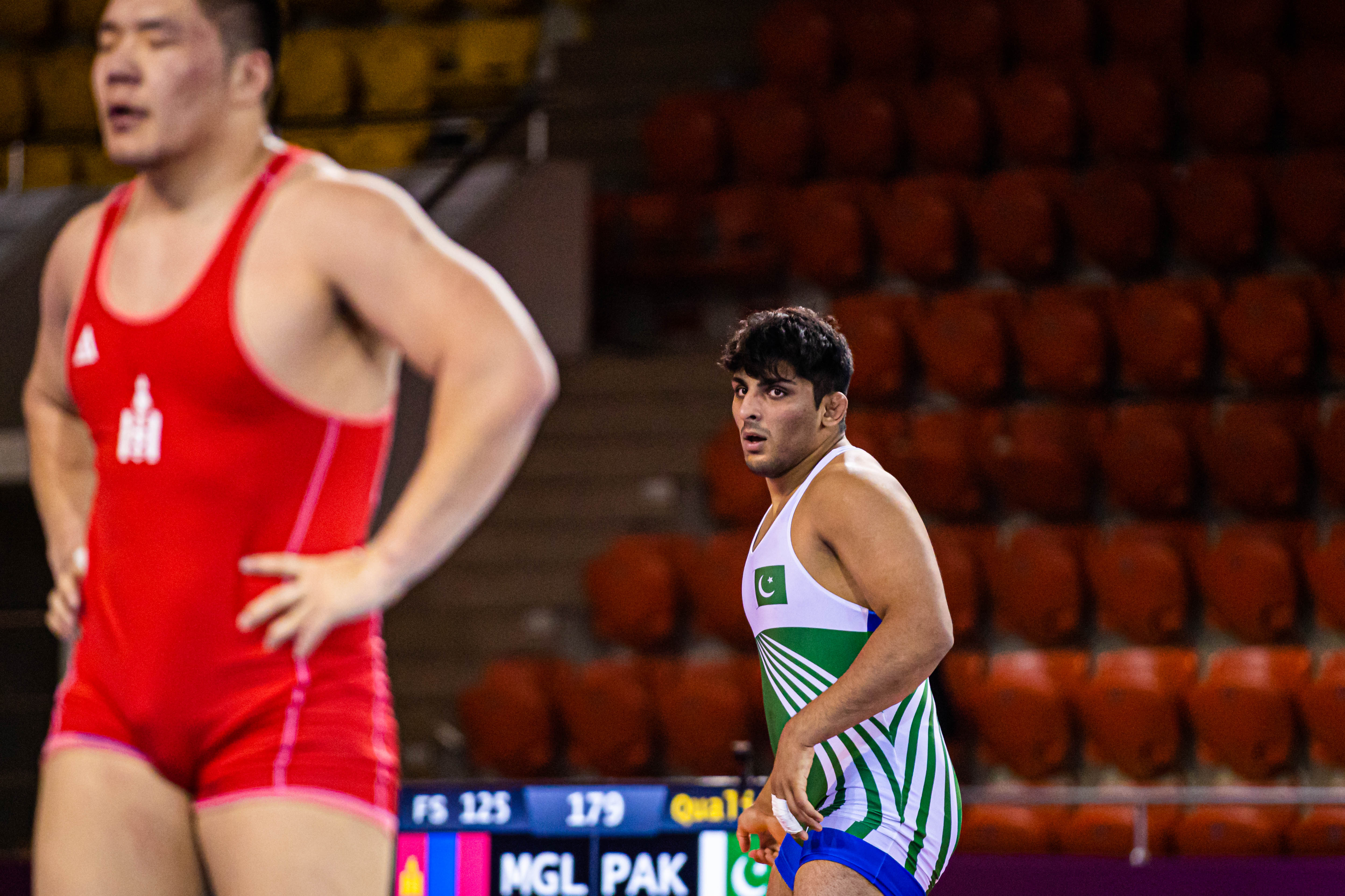 Haroon ABID (PAK) is hoping to qualify for the Paris Olympics in 2024.