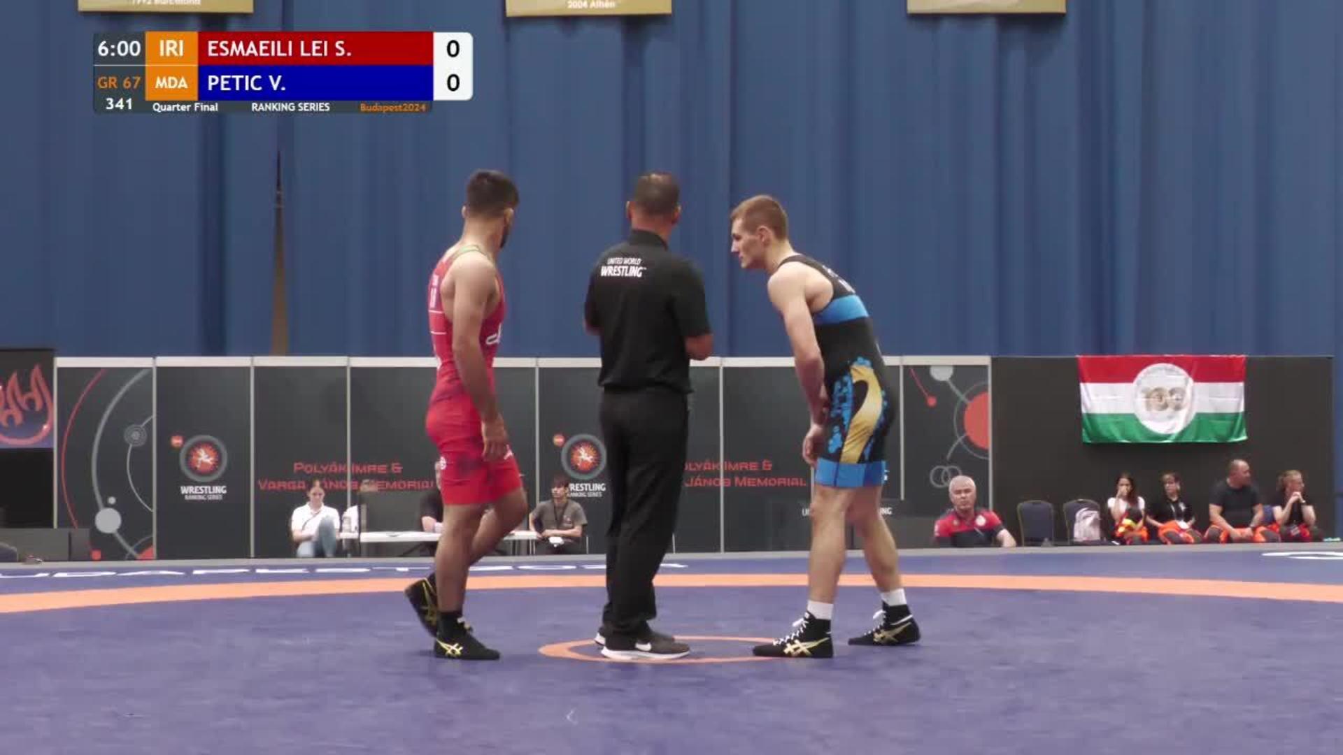 Saeid Morad Gholi ESMAEILI LEIVESI (IRI) vs. Valentin PETIC (MDA ...